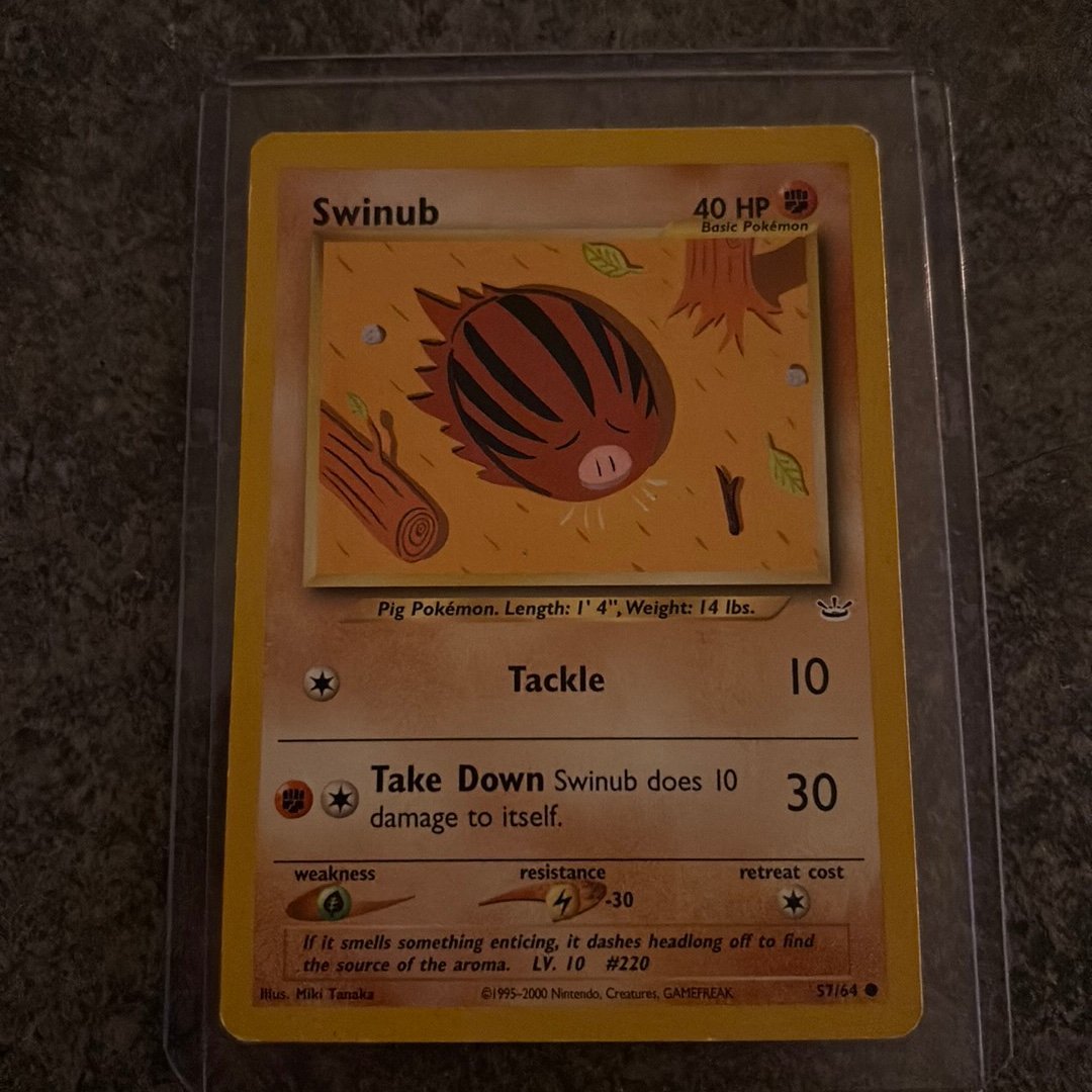 Swinub Pokémonkort | Köp på Tradera (712251804)