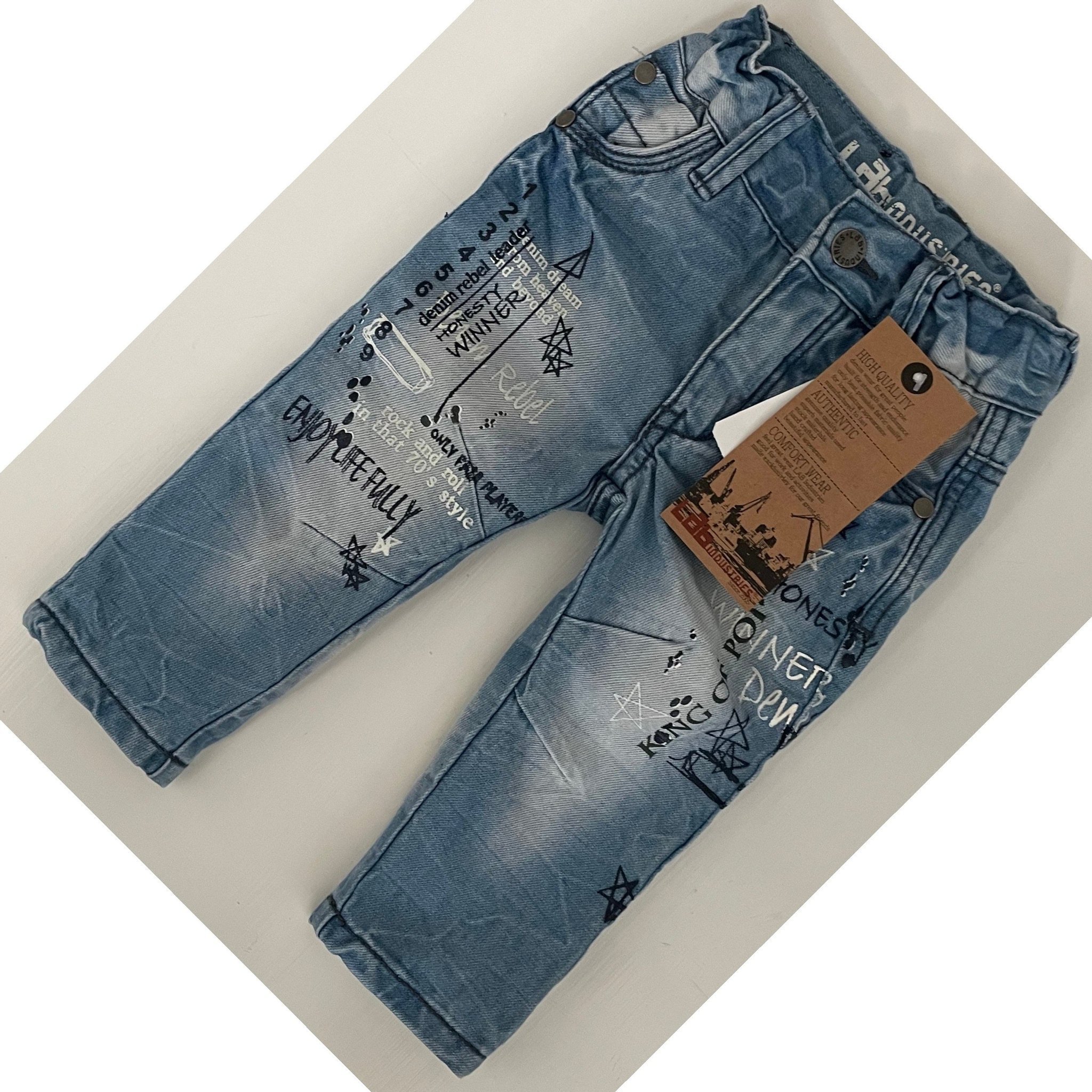 Tuffa nya jeans från Lab Industries med tryck p.. | Köp på Tradera ...