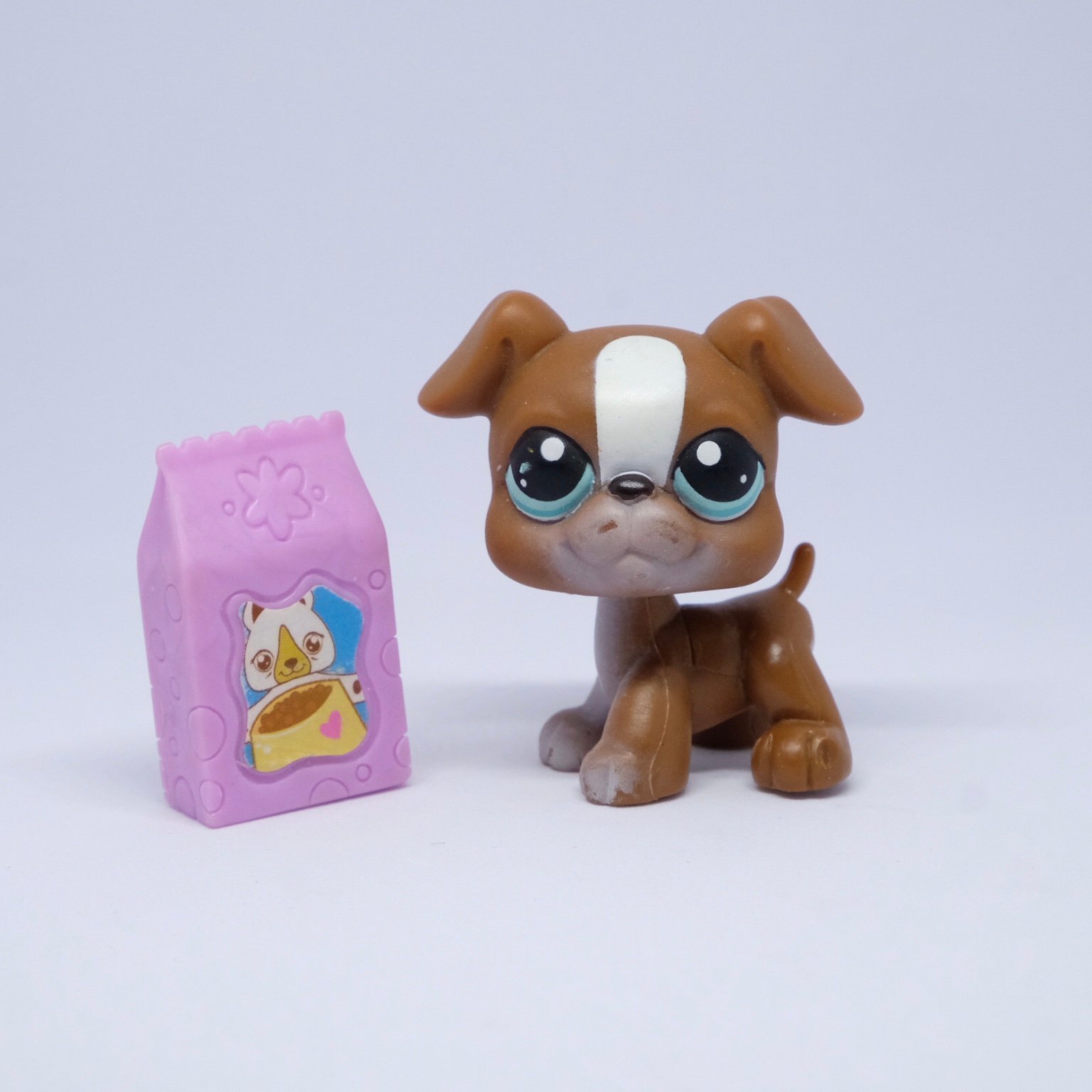 Littlest Pet Shop LPS #83 boxer dog hund brun p.. | Köp på Tradera ...