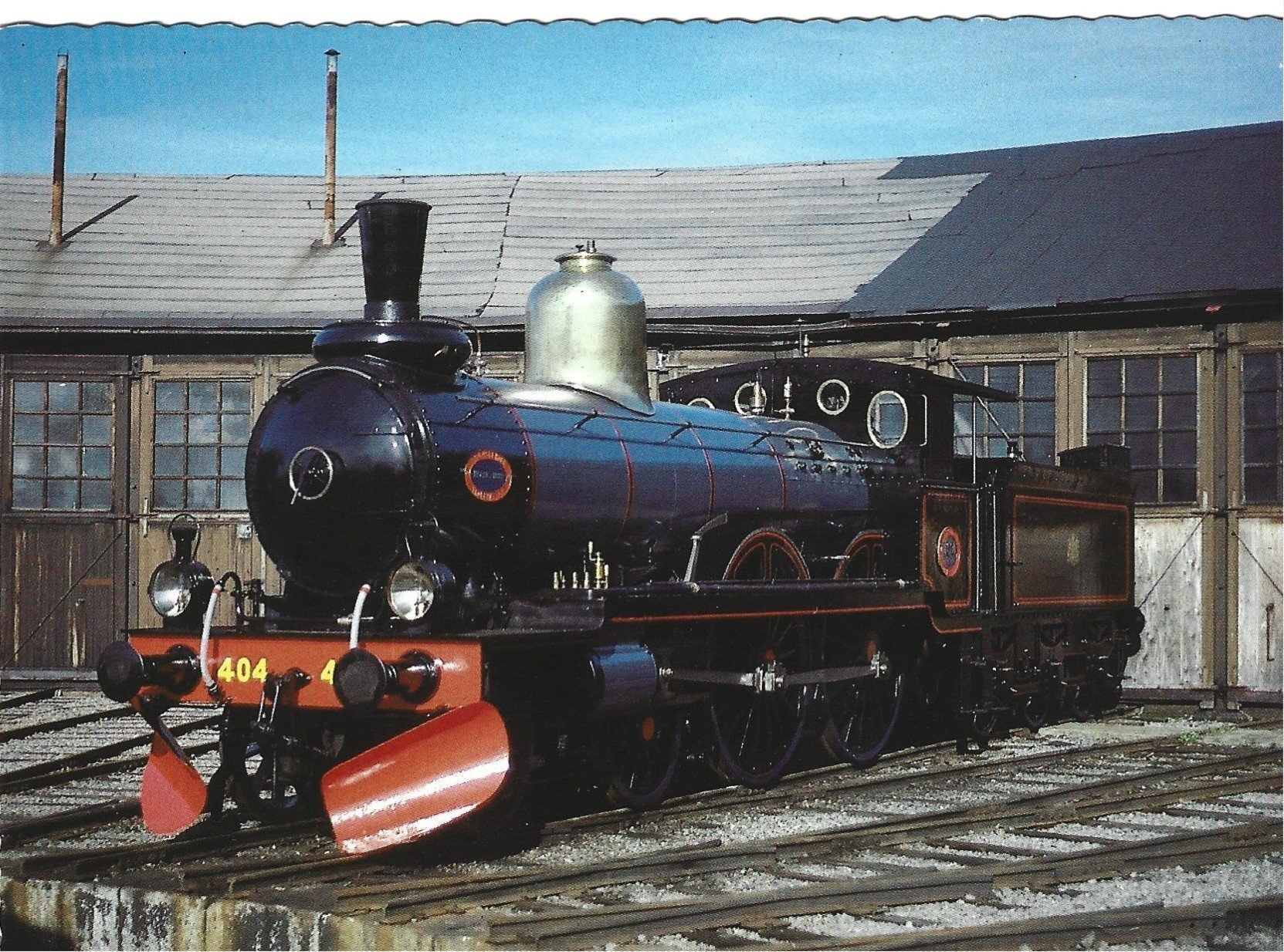 VYKORT SJ Cc 404 I FALUN LOKSTALLAR .ÄGS AV JVM.. | Köp på Tradera ...