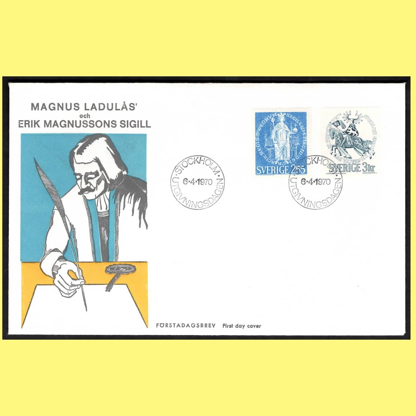 700406 Magnus Ladulås Sigill 1285, Hertig Erik .. | Köp på Tradera ...