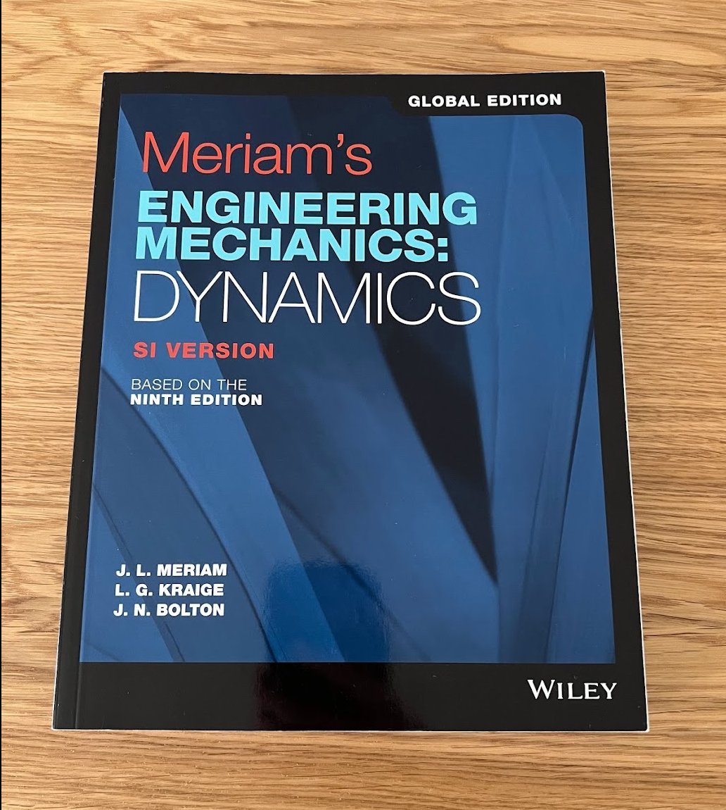 Meriam's Engineering Mechanics - Dynamics - Nin.. | Köp på Tradera ... Meriam's Engineering Mechanics - Dynamics - Nin.. | Köp på Tradera ...
