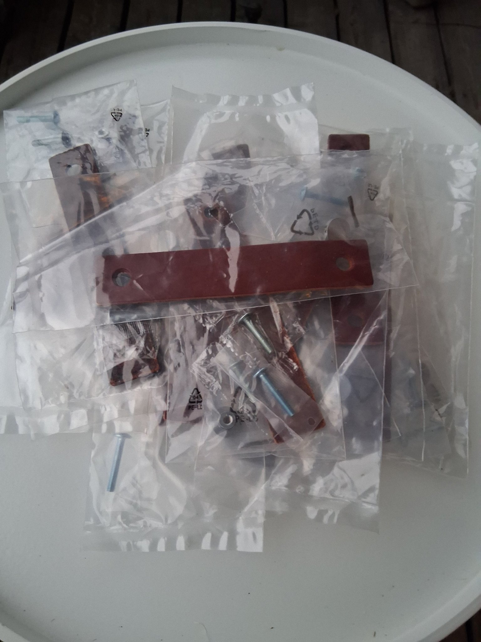 13 st Handtag/Knopp i brunt läder med kromad in.. | Köp på Tradera ...