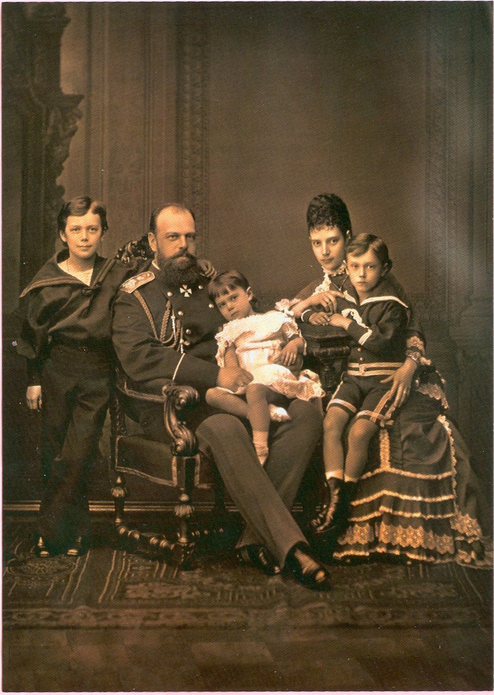 MODERNT KORT TSAR ALEXANDER III TSARITSA MARIA .. | Köp på Tradera ...