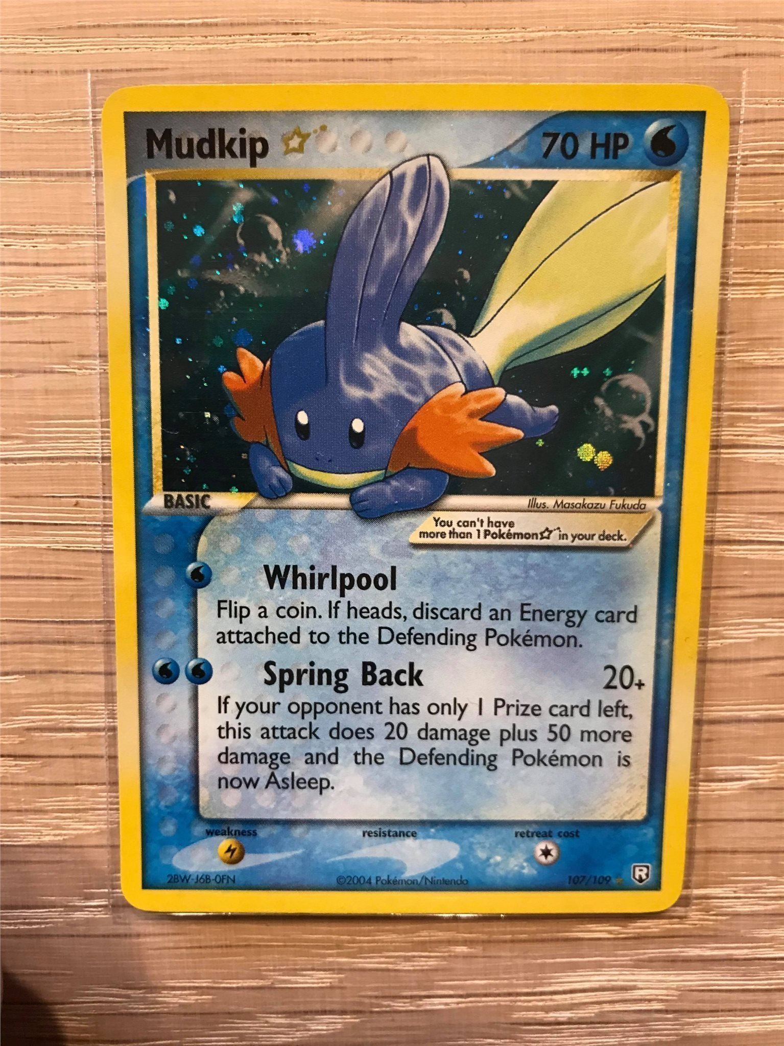 Mudkip GOLD STAR 107/109 - HOLO RARE (2004) Pok.. (397897479) ᐈ Köp på ...