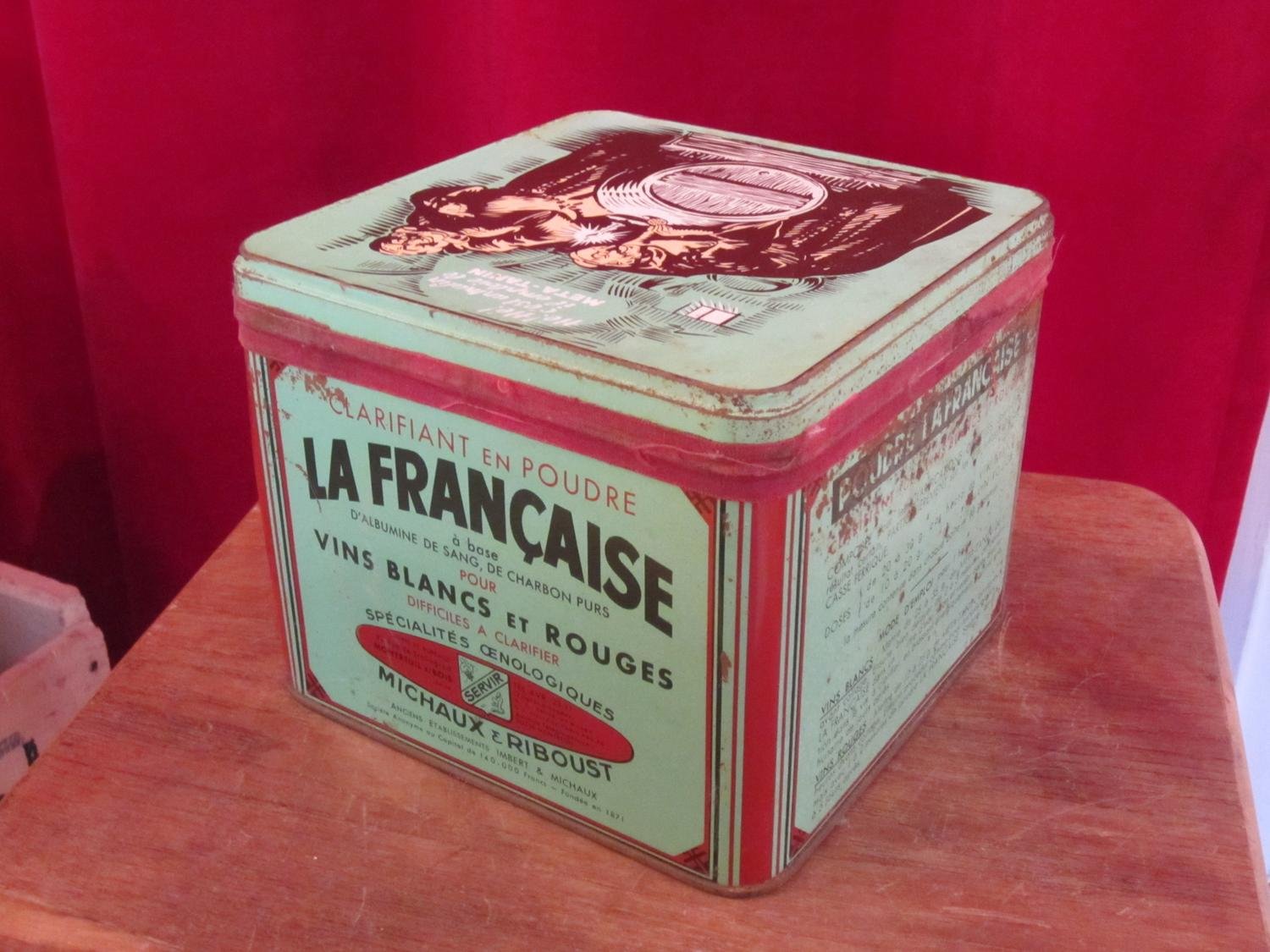 Fransk vintage burk tannin .. | Köp från sacrebleuantik på Tradera ...