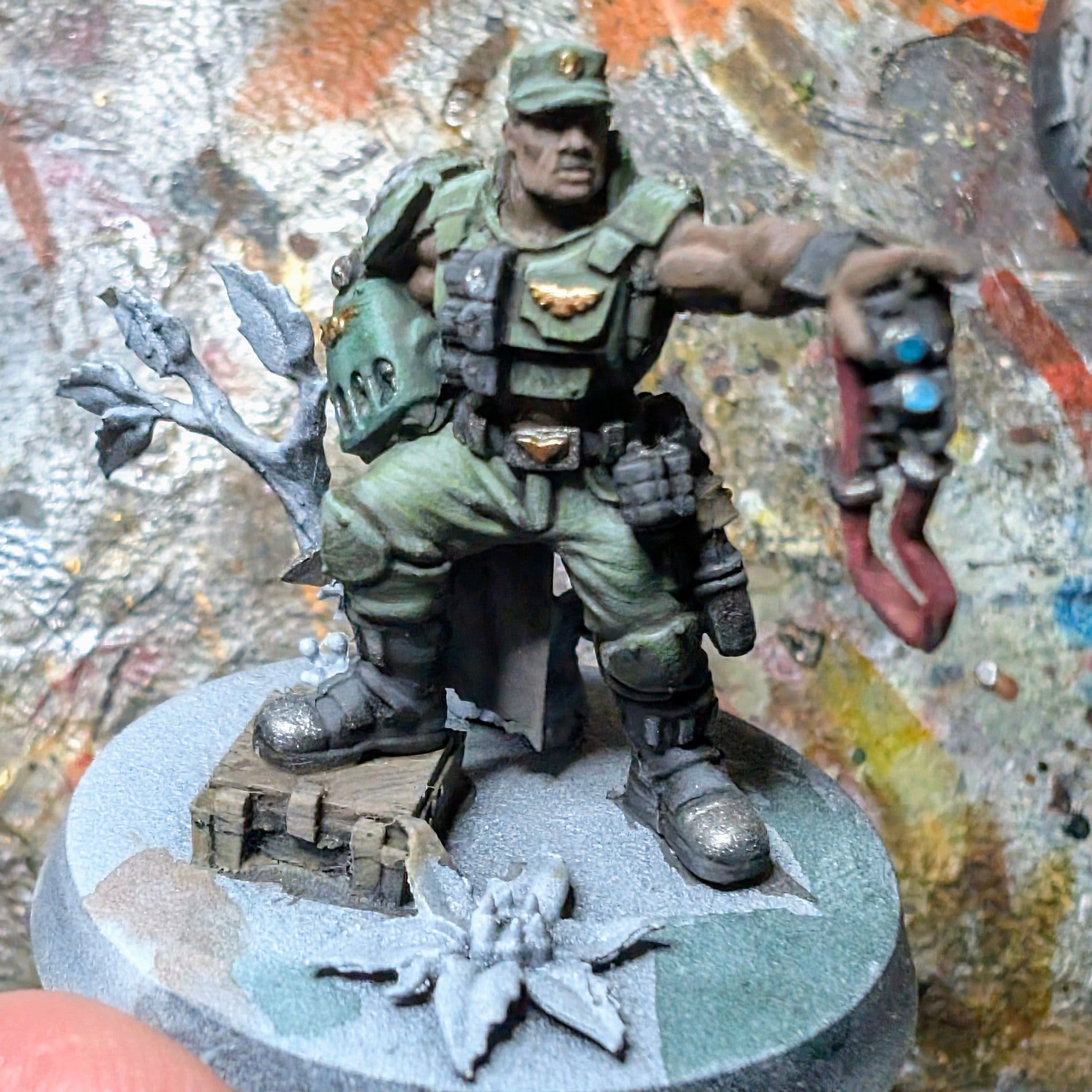 Astra Militarum Catachan Colonel Warhammer 40K | Köp på Tradera (655332222)