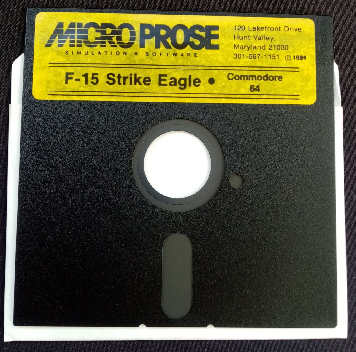 F-15 Strike Eagle (MicroProse) Lös Disk ->TESTA.. | Köp på Tradera ...