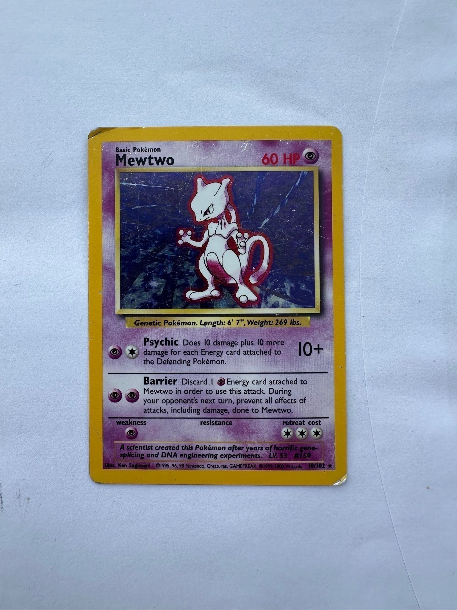 Mewtwo Holo 10/102 Base Set | Pokémon | Köp på Tradera (709711978)
