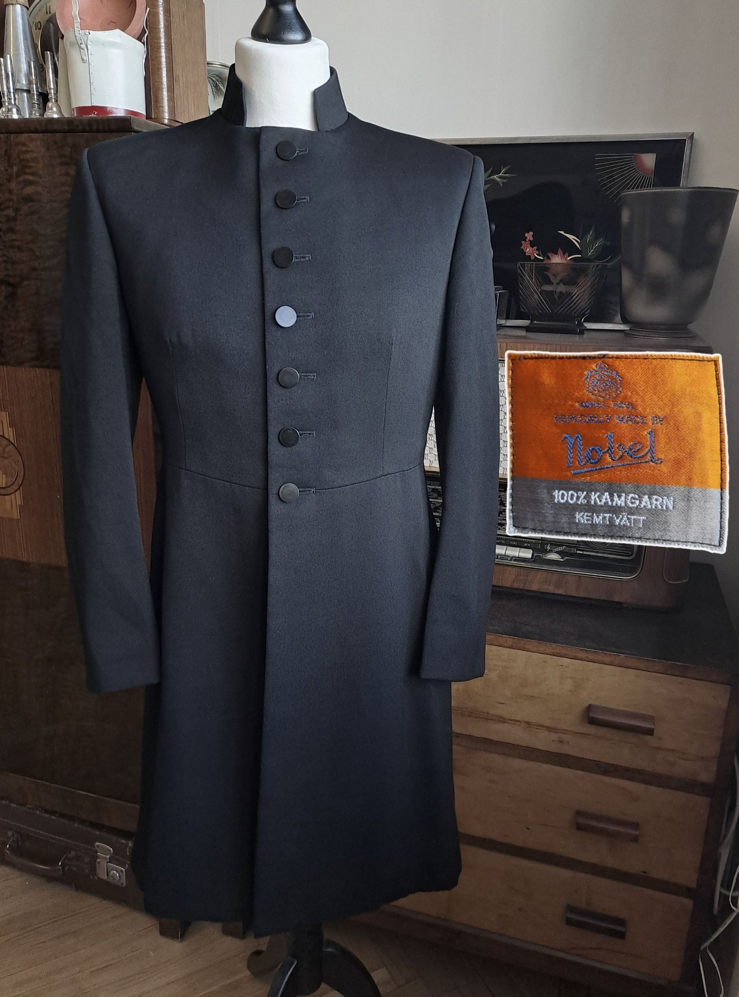 VINTAGE 60-TAL Rock bonjour frock coat NOBEL KL.. | Köp på Tradera ...