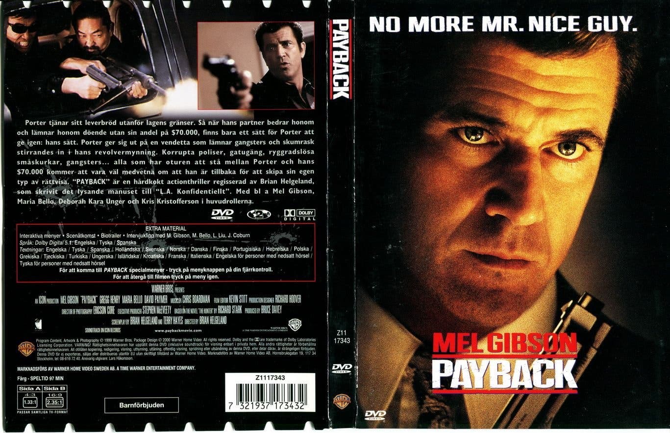 Se produkter som liknar Payback-1999-Mel Gibson-Lucy .. på Tradera ...