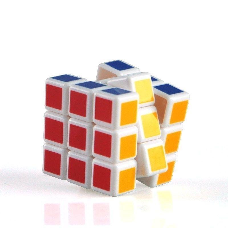 Rubiks Rubix kub cube mini 3x3 version vit (410390182) ᐈ Köp på Tradera