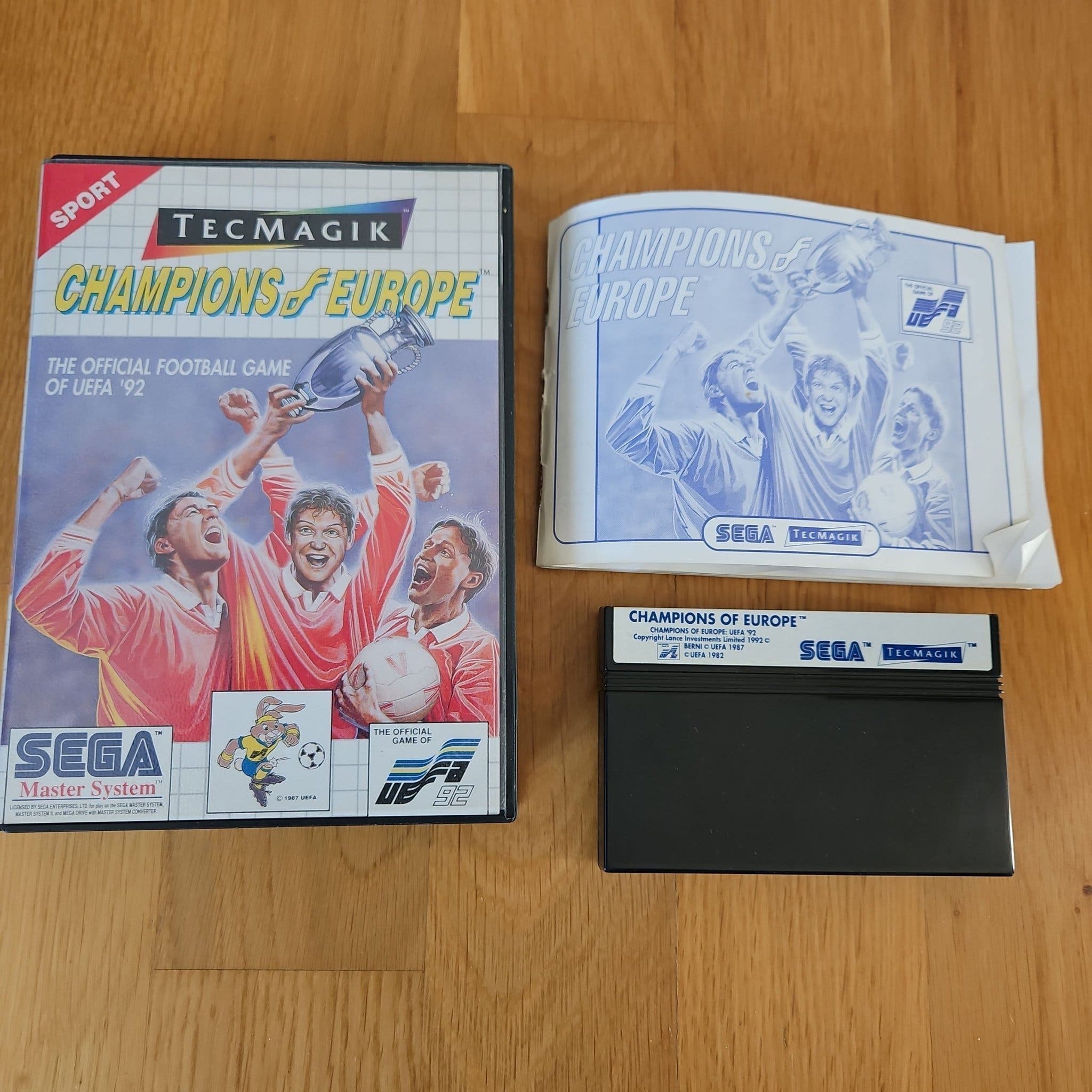 CHAMPIONS OF EUROPE SEGA master system | Köp på Tradera (655860633)