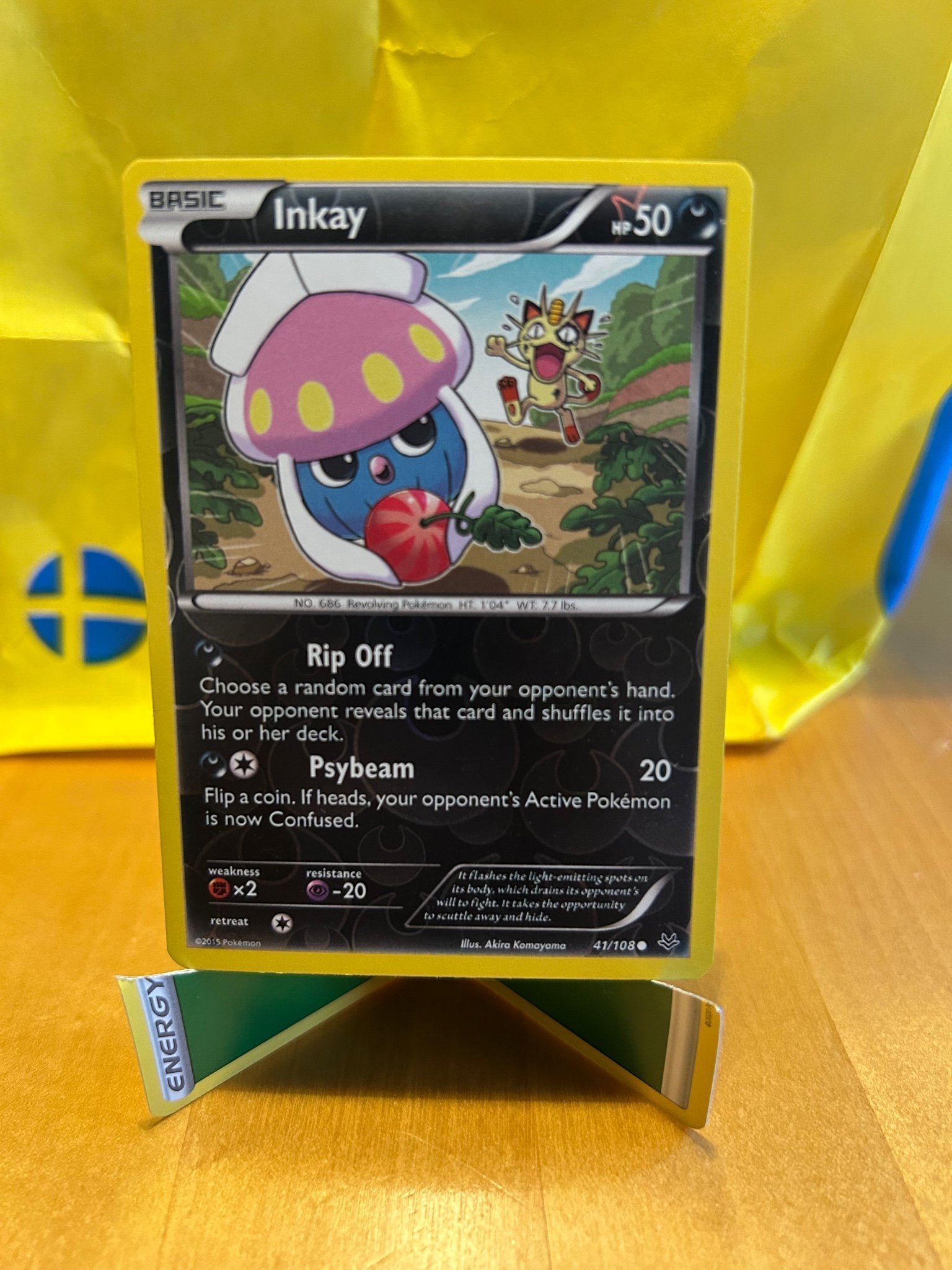 Inkay hollo Pokémon card | Köp på Tradera (706224581)