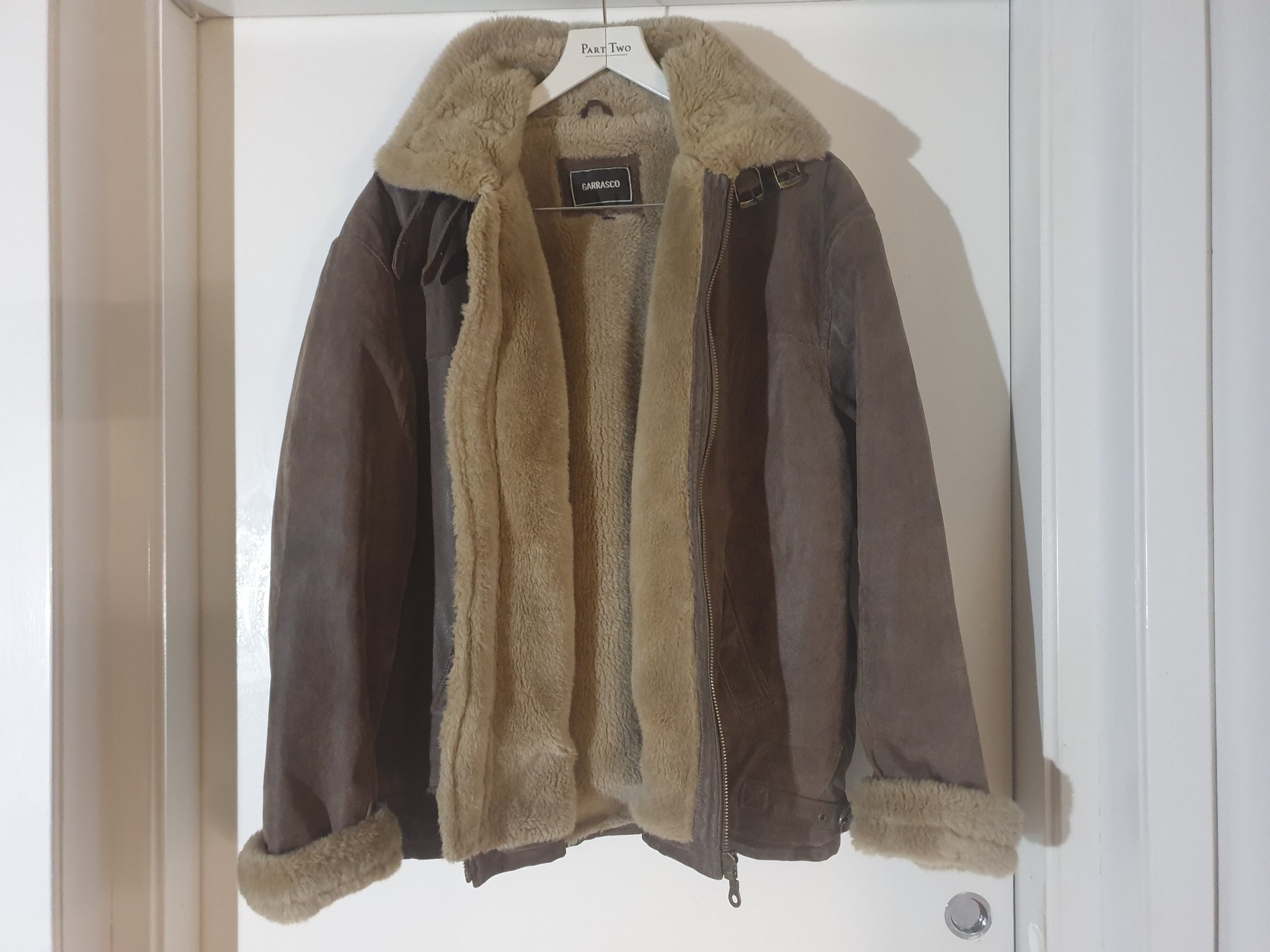 Garrasco Aviator Typ B Pilot skinnjacka Storlek.. | Köp på Tradera ...