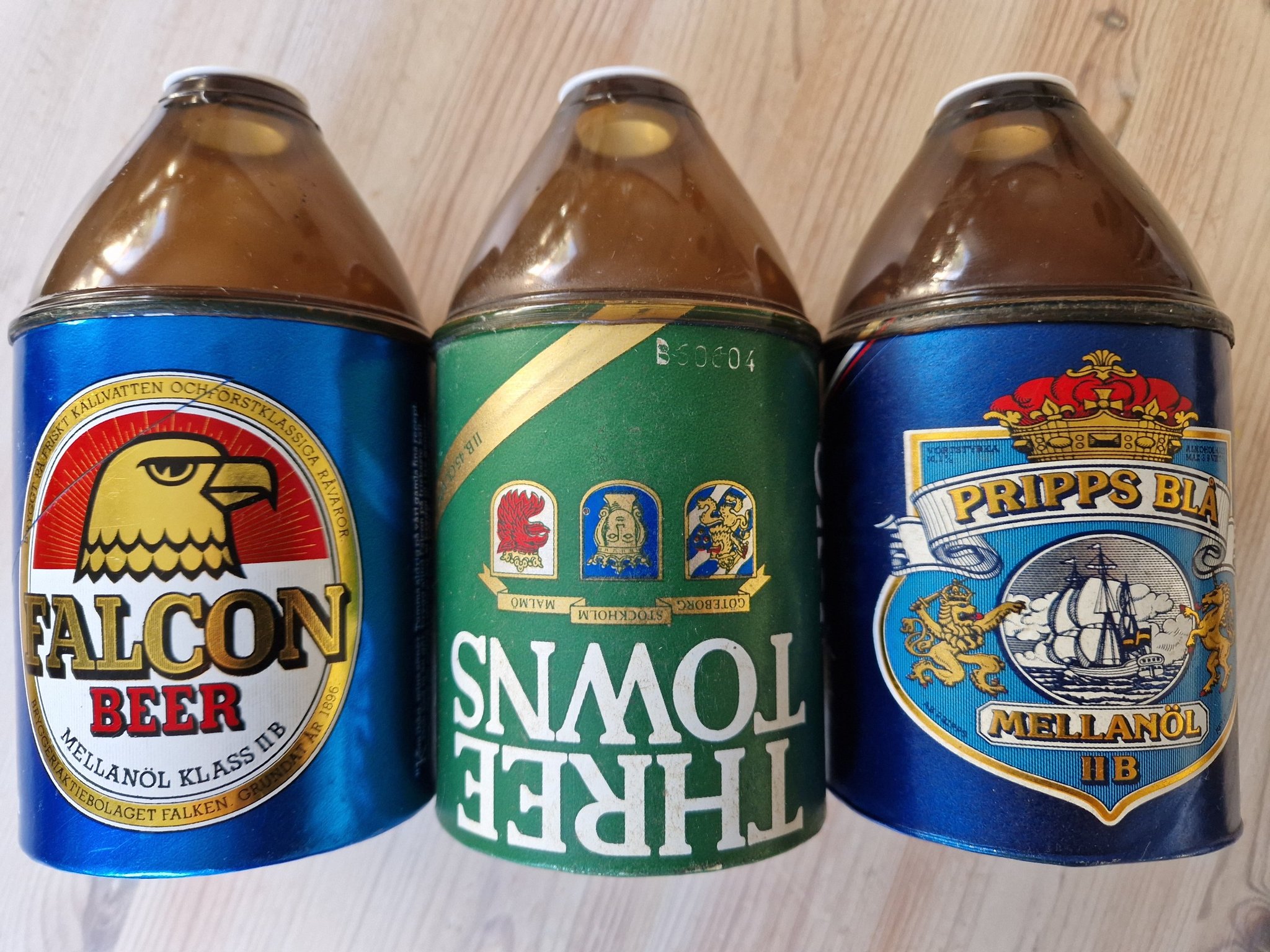 3 st Rigello 45cl - Falcon Beer ll B, TT och Pripps Blå