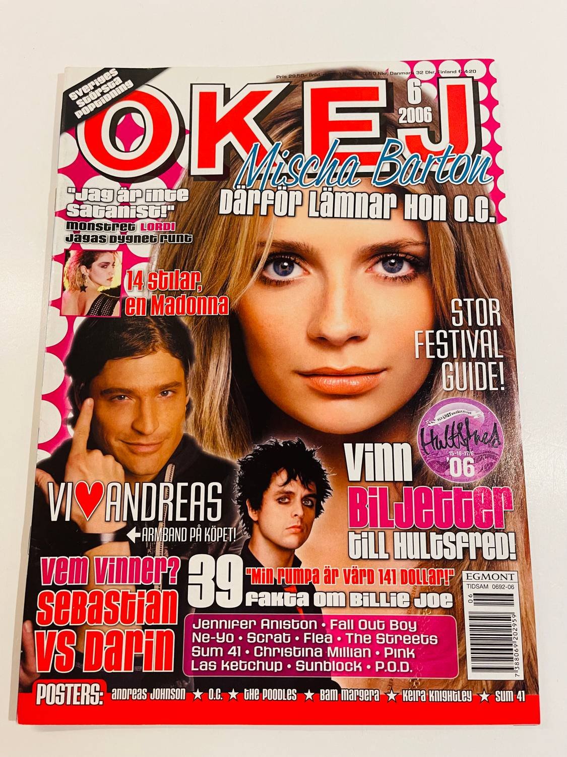 Tidningen OKEJ ! Nr 6 - 2006 . Med Posters ! | Köp på Tradera (609688951)