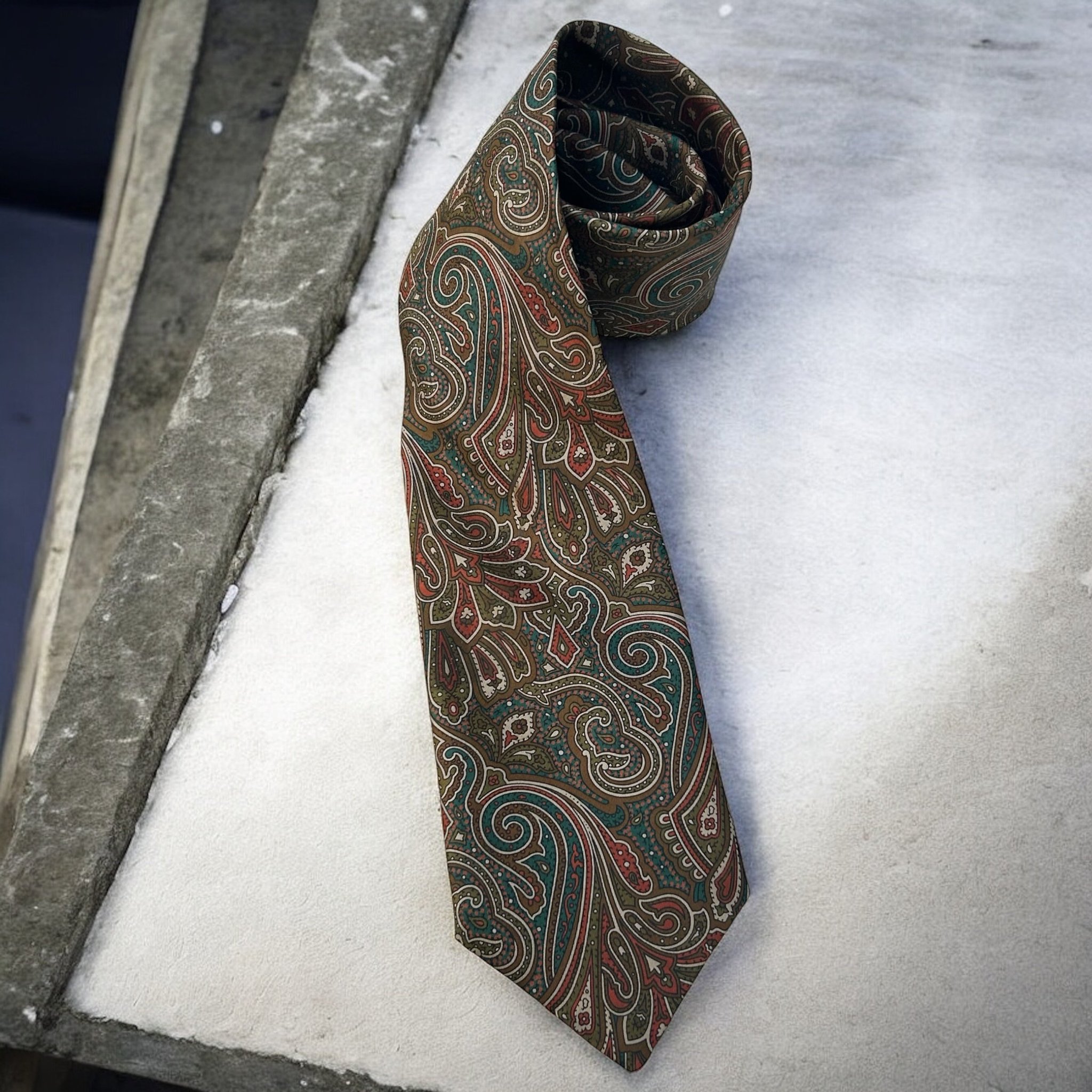 Frederick Thwaite slips Made in England paisley.. | Köp på Tradera ...