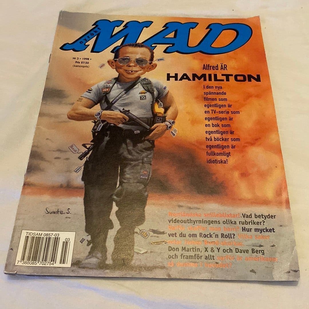Se produkter som liknar MAD - Alfred är Hamilton, 1998 på Tradera ...