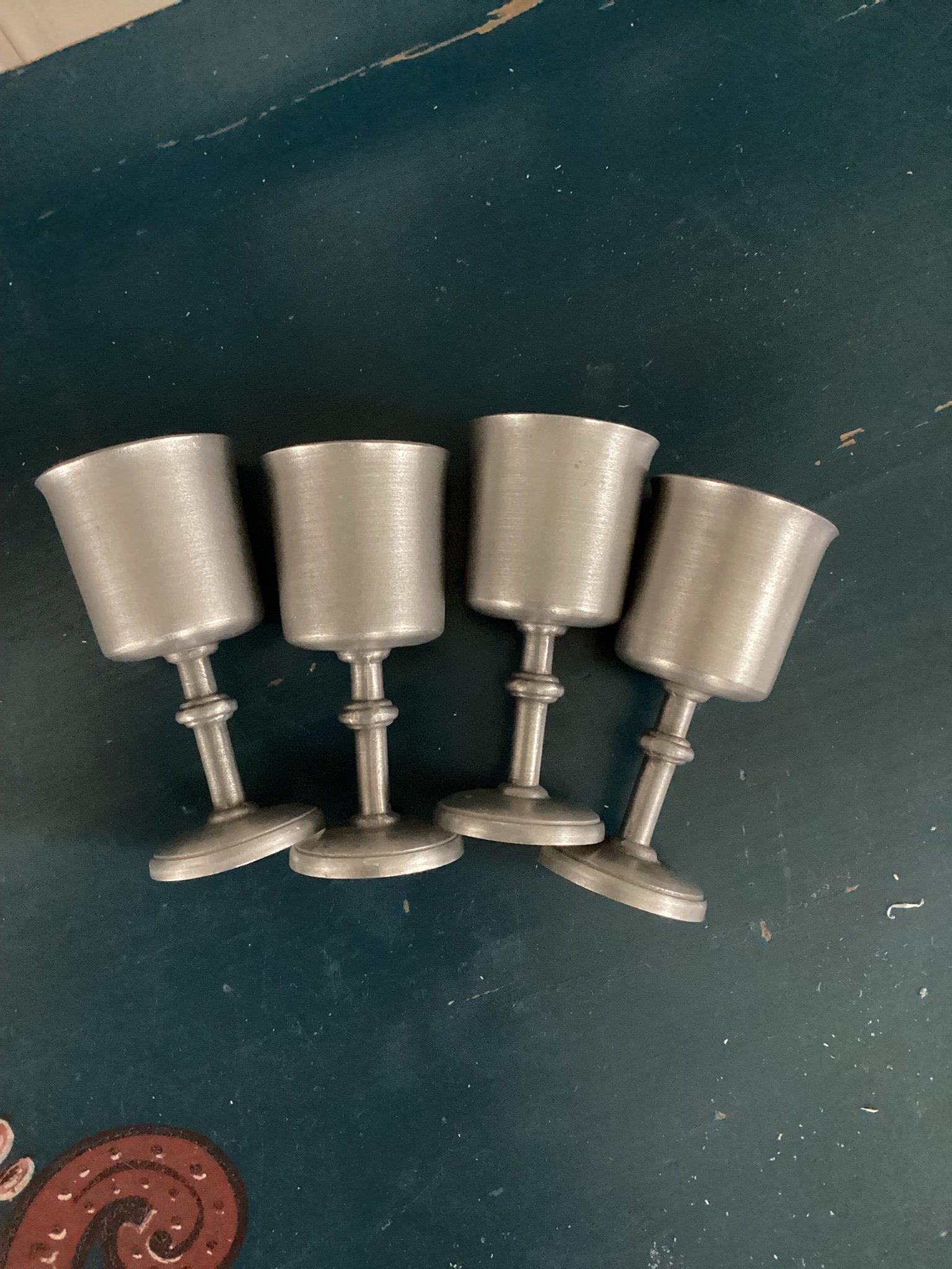 Scandia tenn 4 snapsglas, Karlshamn Sweden | Köp på Tradera (713481622)