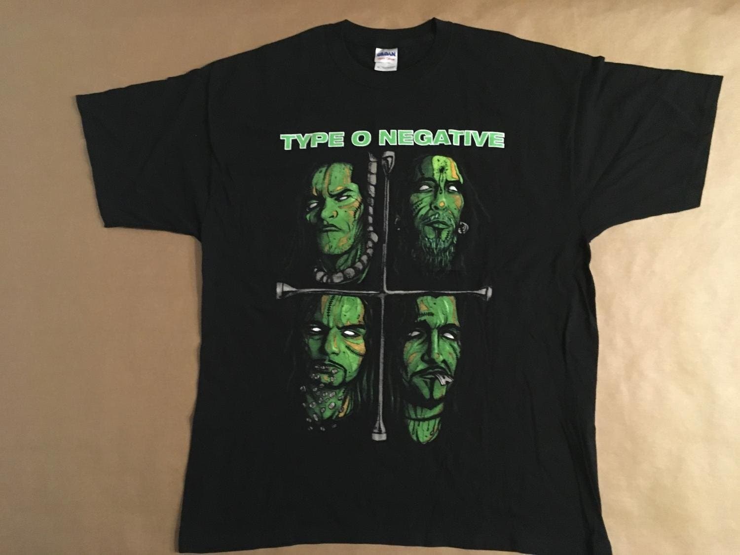 TYPE O NEGATIVE - FACES. T-shirt XL Officiell f.. | Köp på Tradera ...