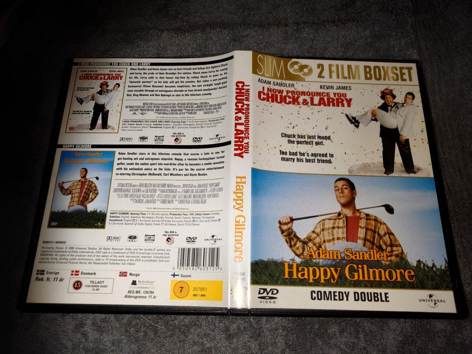 Happy Gilmore + Chuck & Larry (2-.. | Köp från Peper073 på Tradera ...