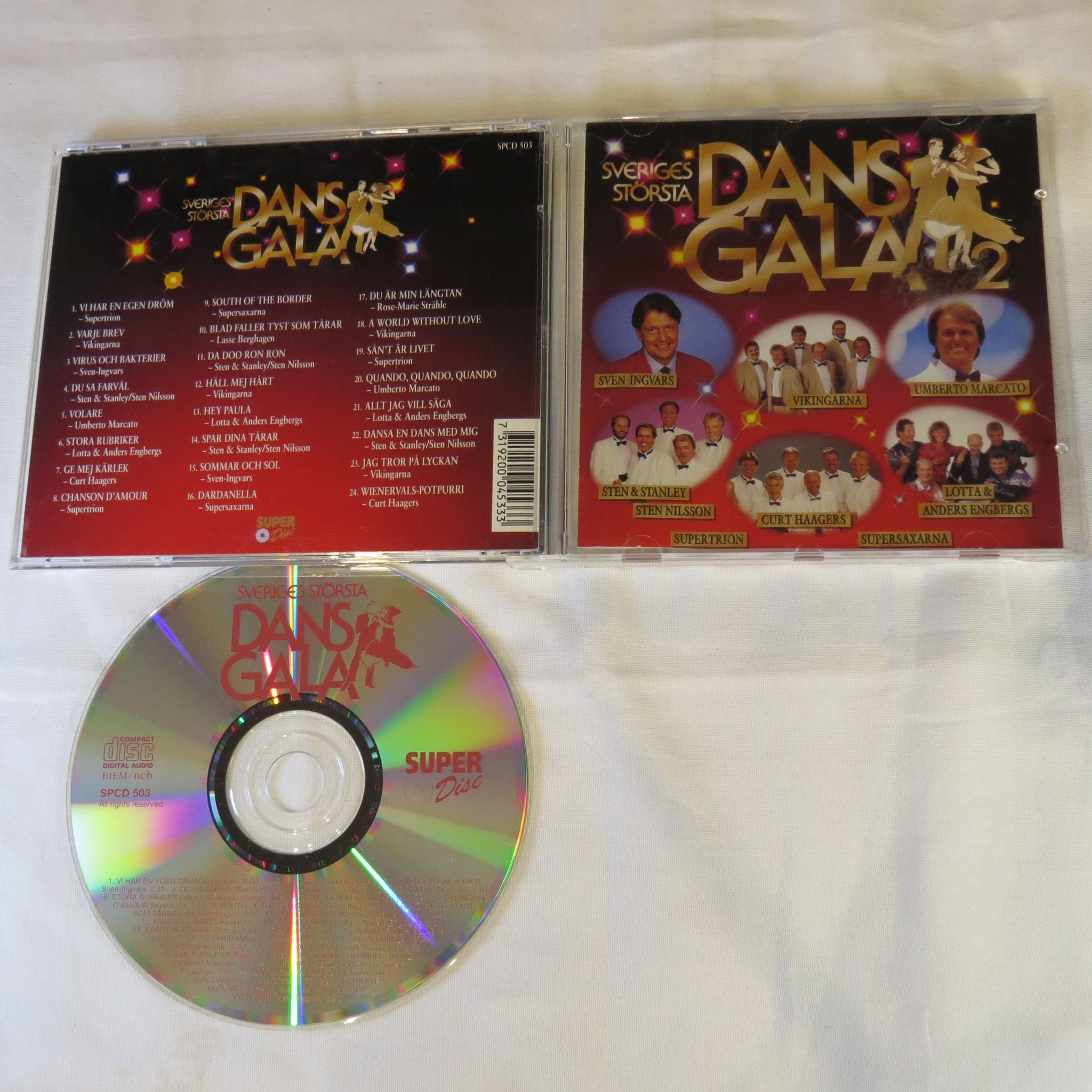 Sveriges Största Dans Gala 2 - CD | Köp på Tradera (707188931)