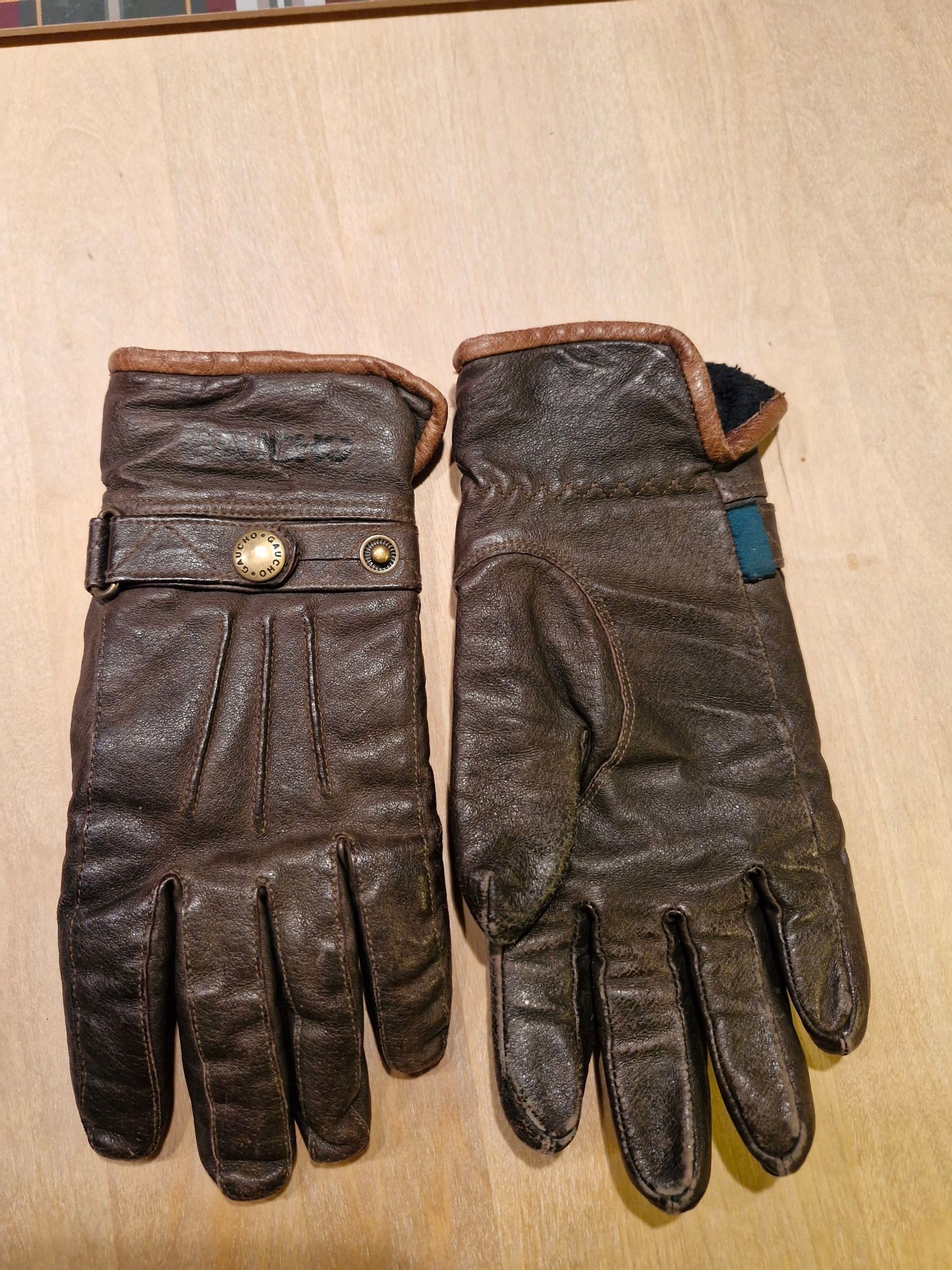 Gaucho Leather Classics bruna handskar, storlek 7 | Köp på Tradera ...