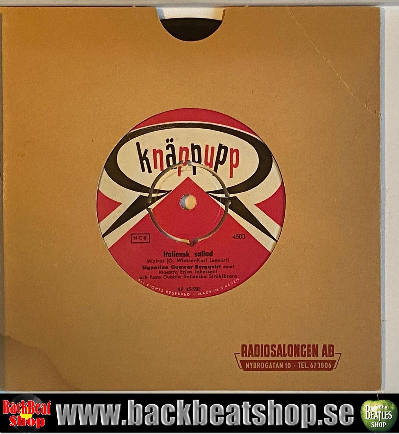 GUNWER BERGQVIST - ITALIENSK SALL.. | Köp från backbeat på Tradera ...