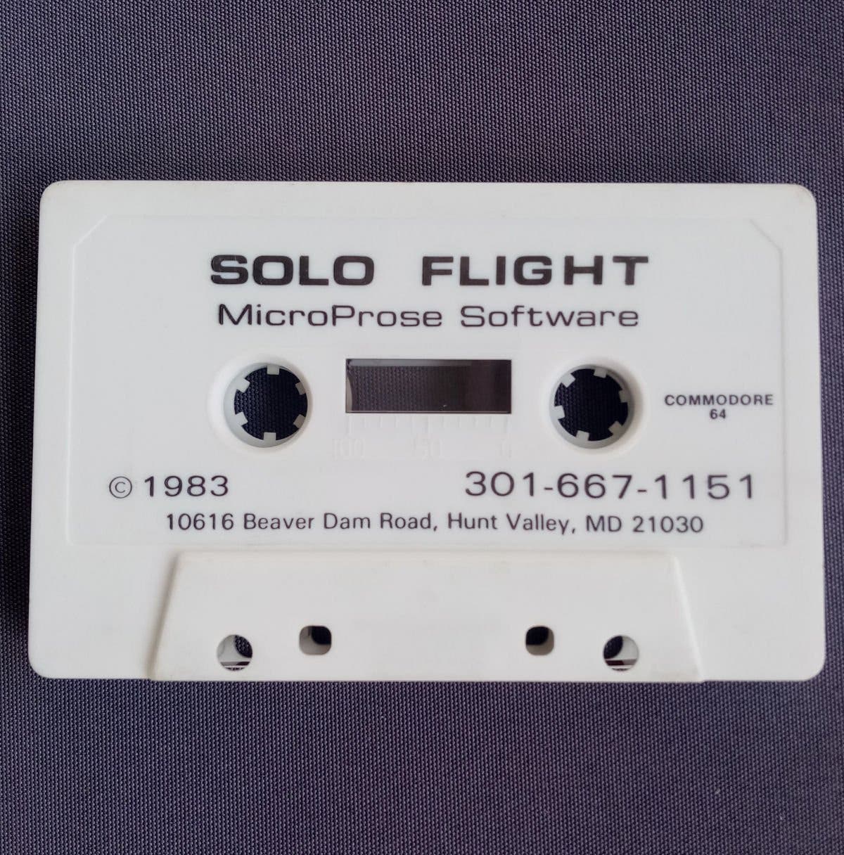 Solo Flight (MicroProse) [1983] - Lös Tape - Ka.. | Köp på Tradera ...