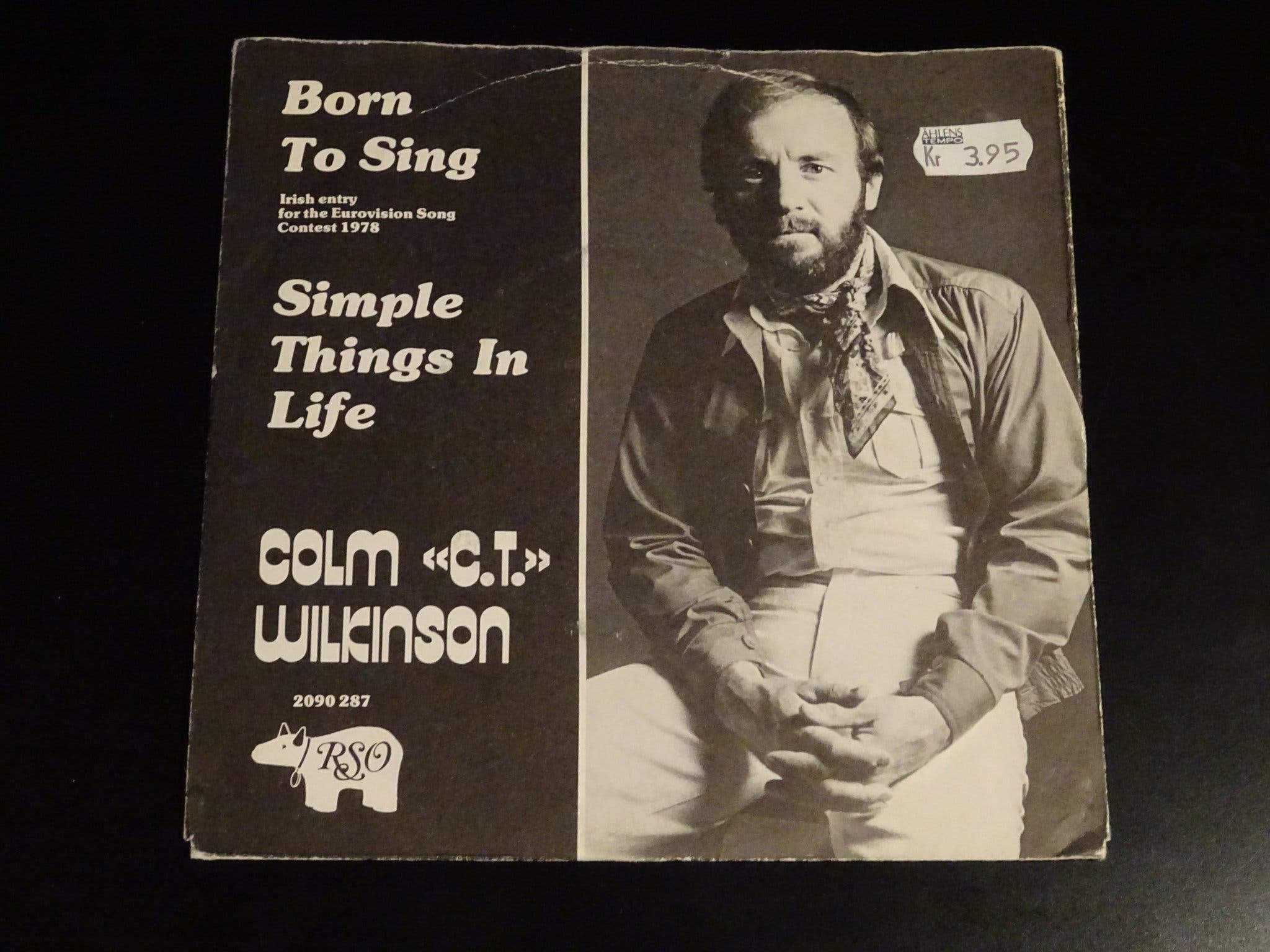 COLM C.T. WILKINSON Born to sing Eurovision 197.. | Köp på Tradera ...