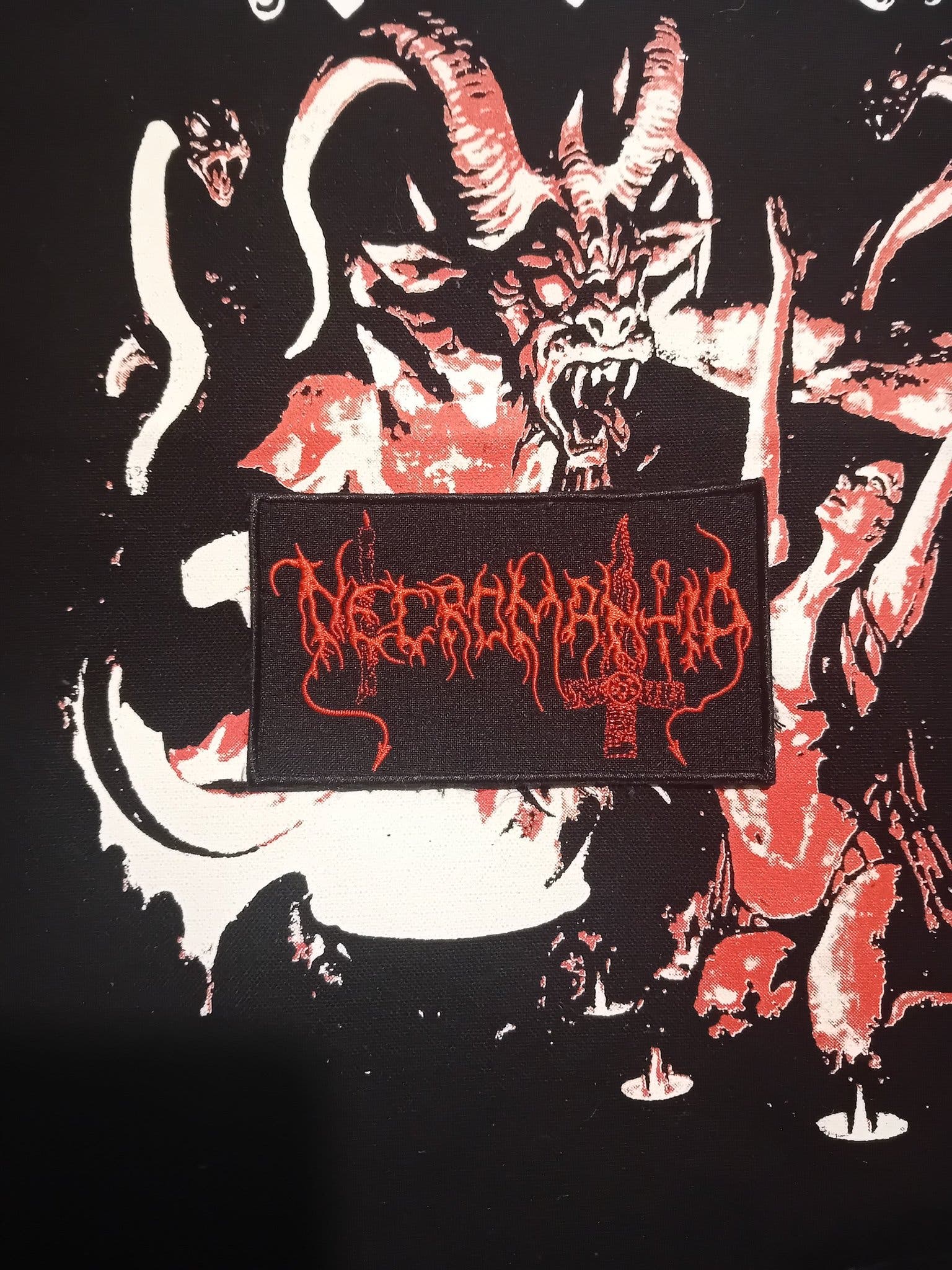Se produkter som liknar BRODERAT NECROMANTIA PATCH BL.. på Tradera ...