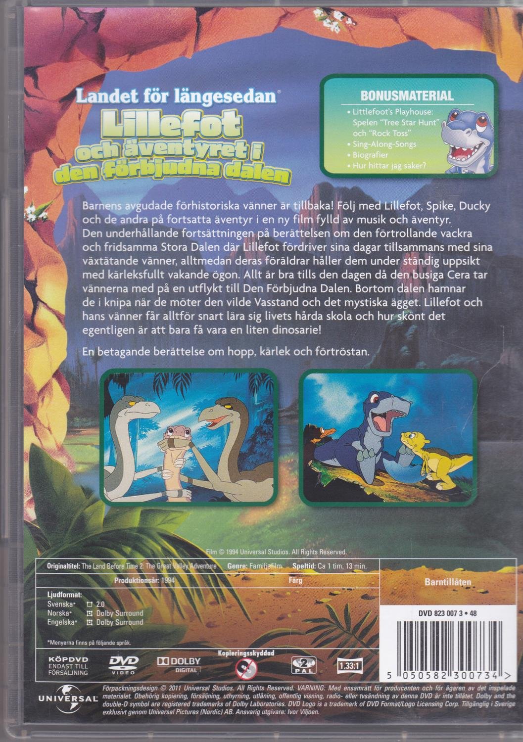 DVD / Landet För Länge Sedan 2 / Lillefot Och Ä.. | Köp på Tradera ...