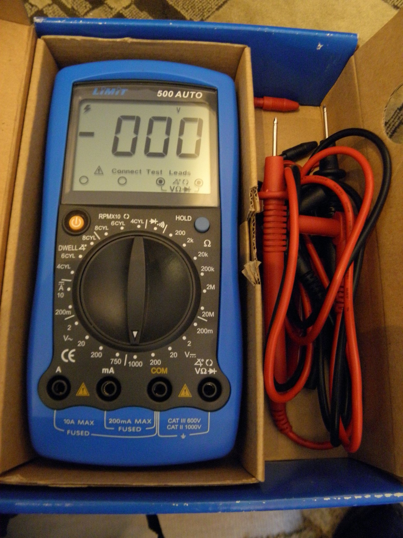 Limit 500 Auto Digital Multimeter | Köp på Tradera (710566155)