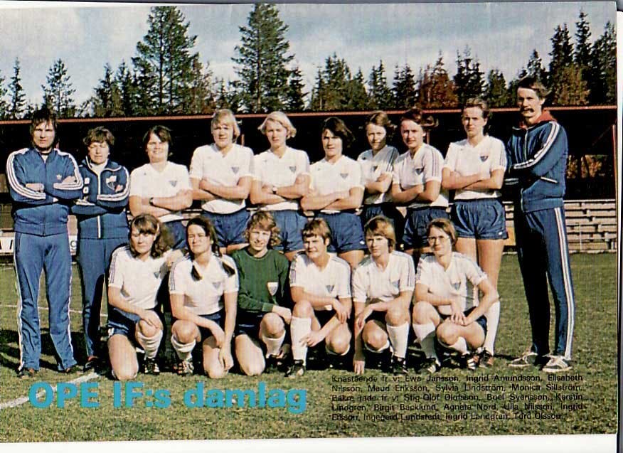 Se produkter som liknar OPE IF:s damlag i fotboll på Tradera (691532409)