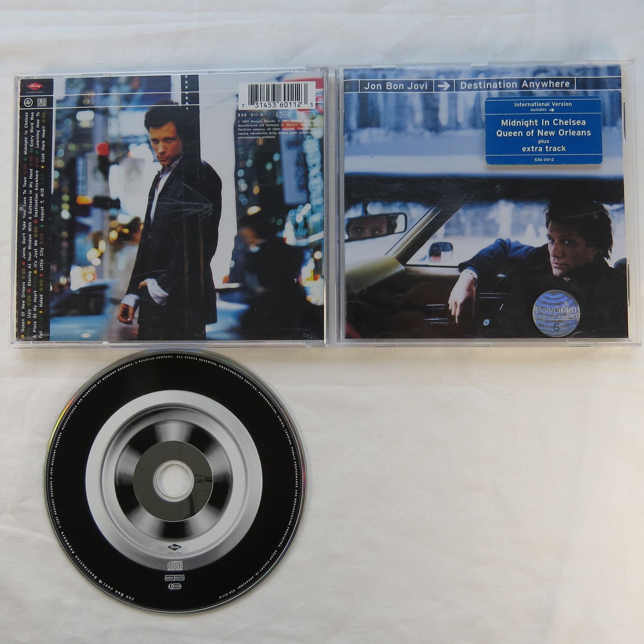 Jon Bon Jovi - Destination Anywhere - CD | Köp på Tradera (694426730)