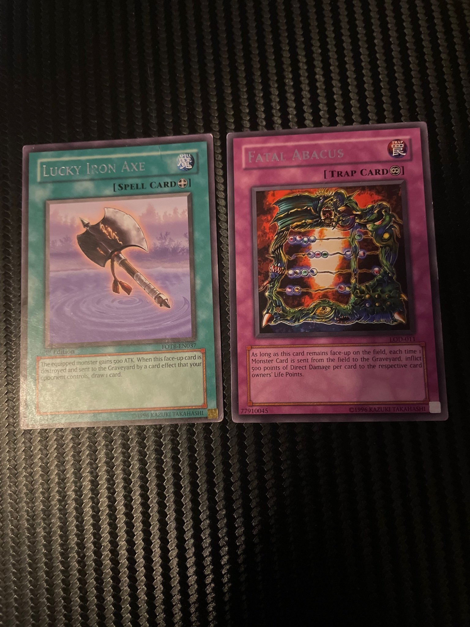 Yu-Gi-Oh! 2 st Rare Kort Spell, Trap Cards Luck.. | Köp på Tradera ...