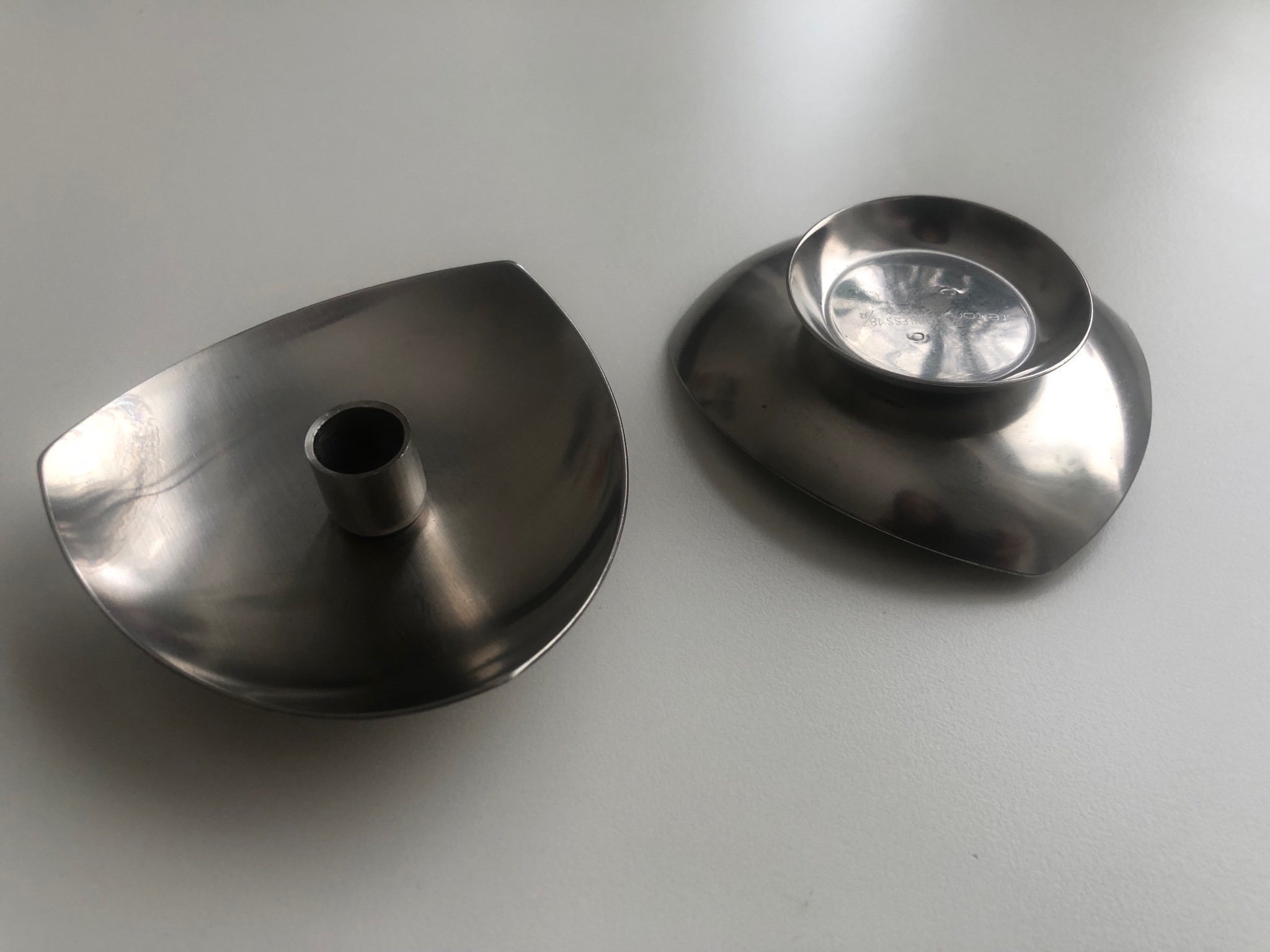 Vintage två ljusstakar av Stelton Danmark, 90-t.. | Köp på Tradera ...