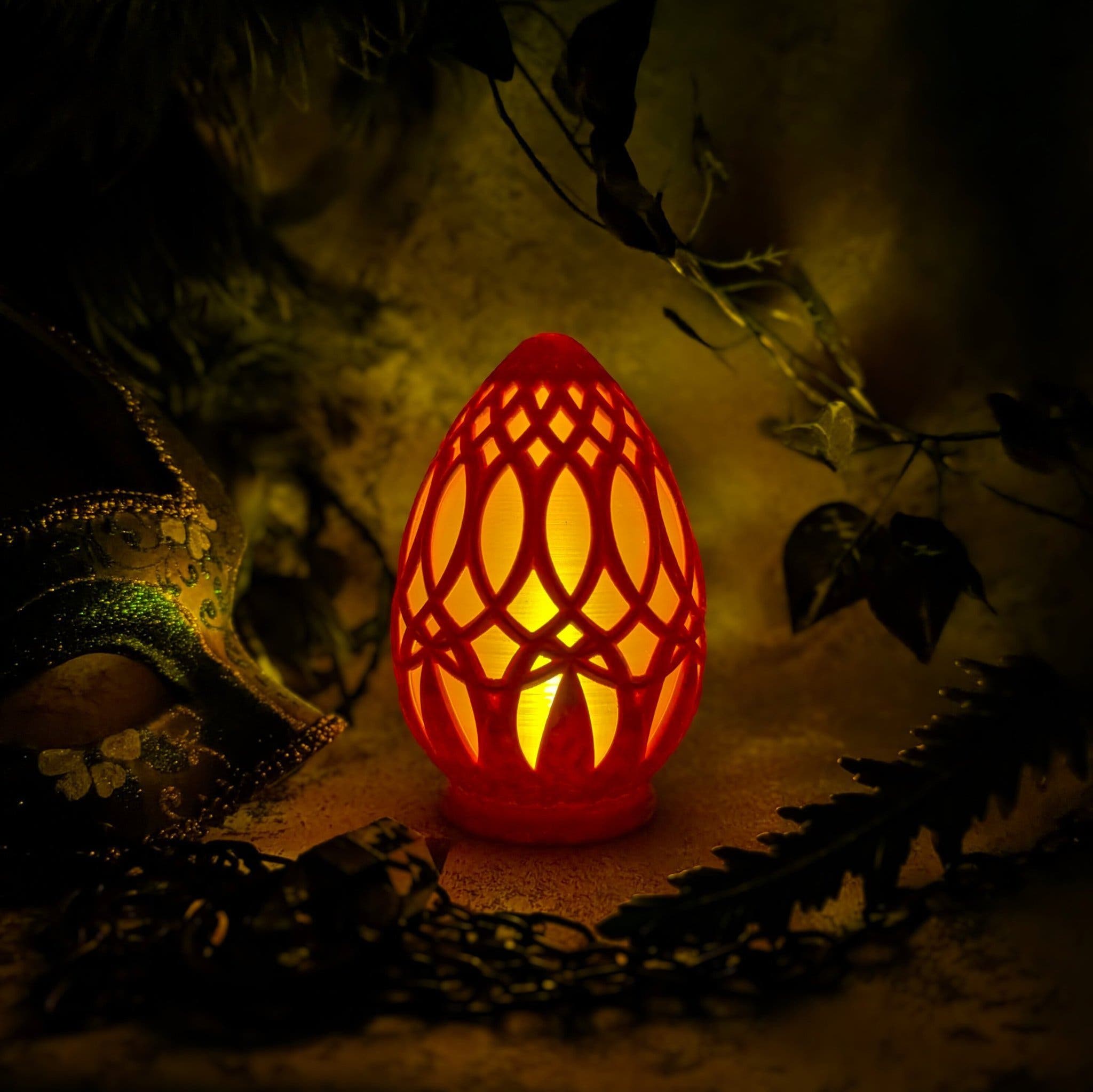 Ornamented Fire Dragon Egg D.. | Köp från Shadaar_aDore på Tradera ...