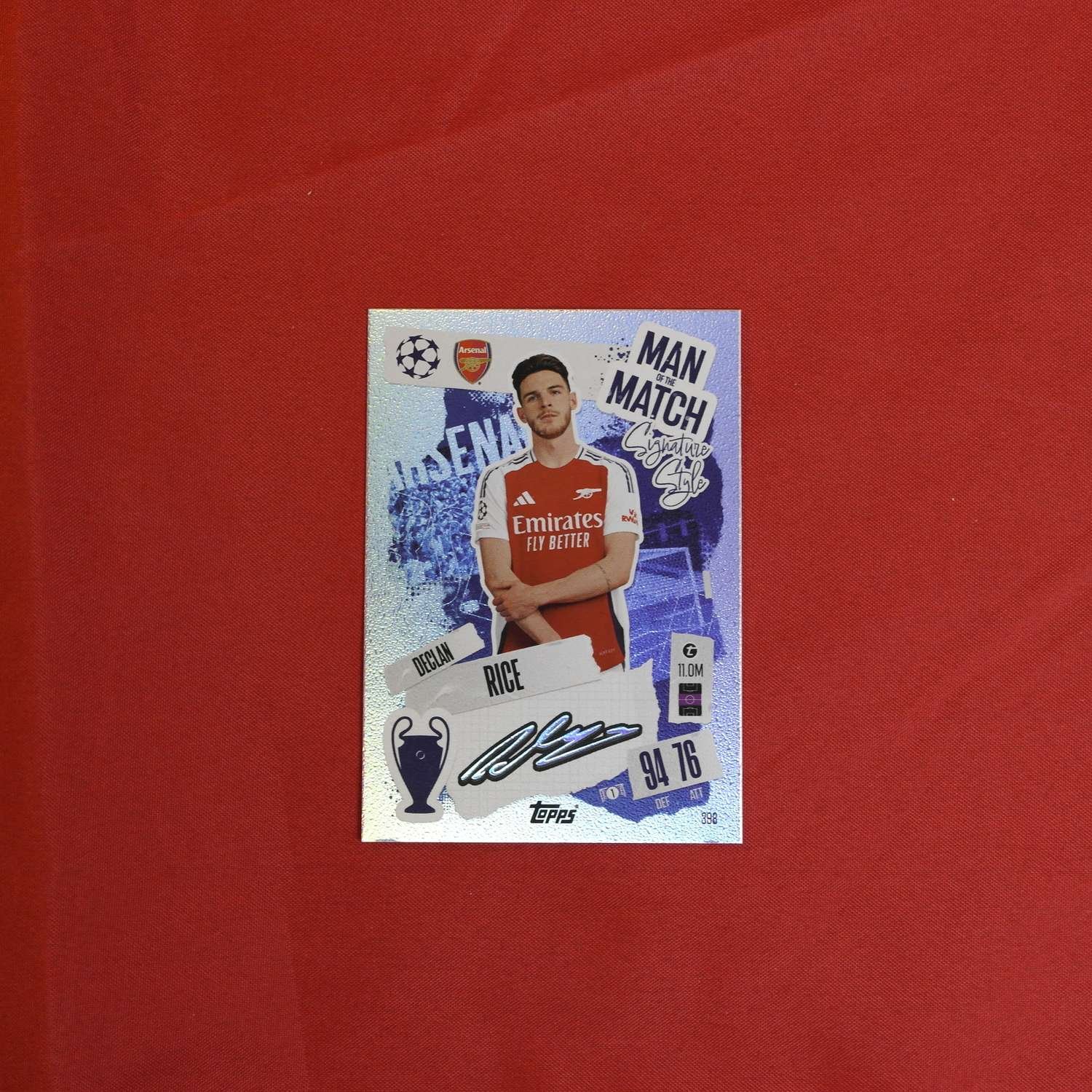Topps Match Attax 24/25 - #398 Declan Rice - Ma.. | Köp på Tradera ...