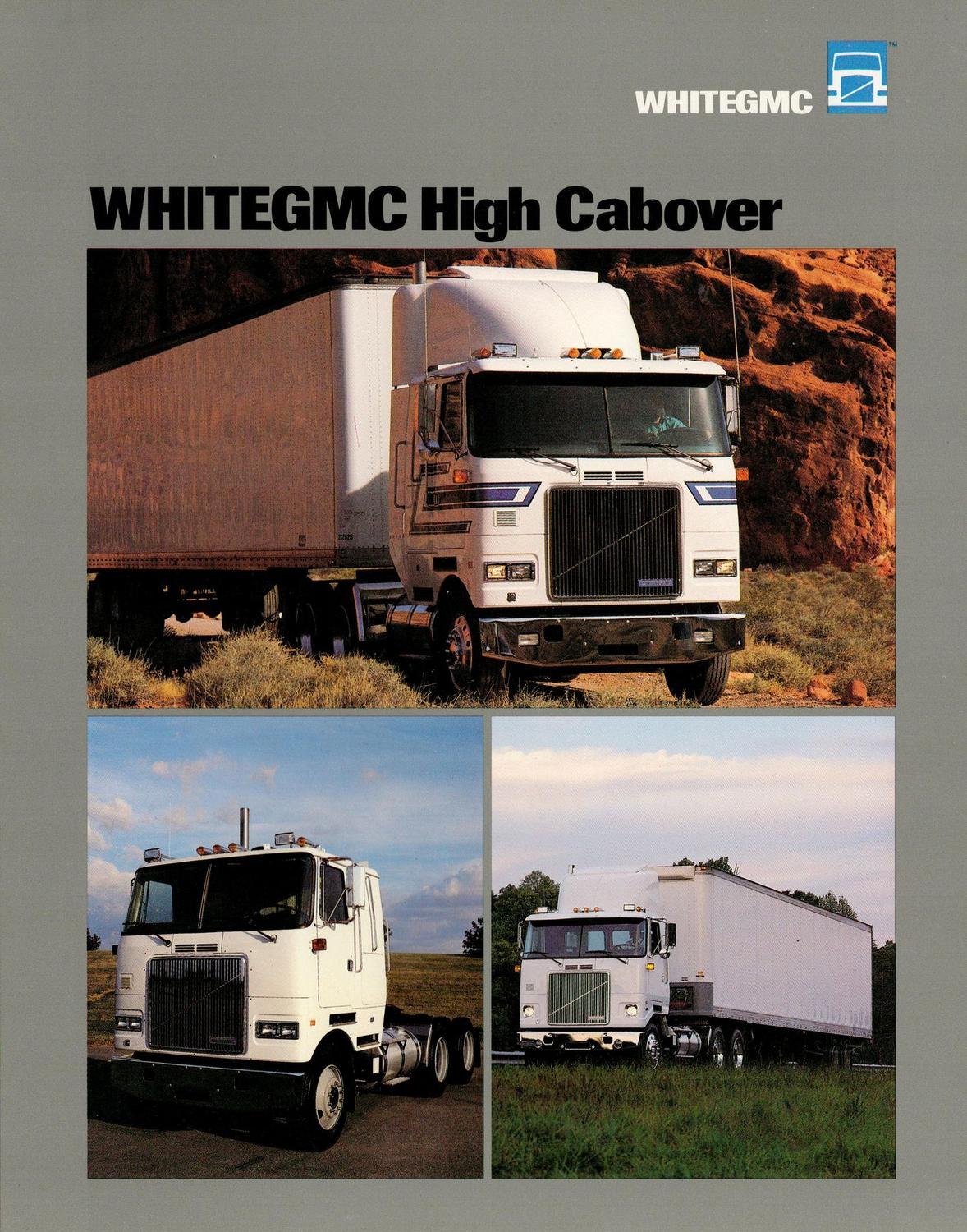 Produktblad White GMC Cabover Truck lastbil | Köp på Tradera (564300317)