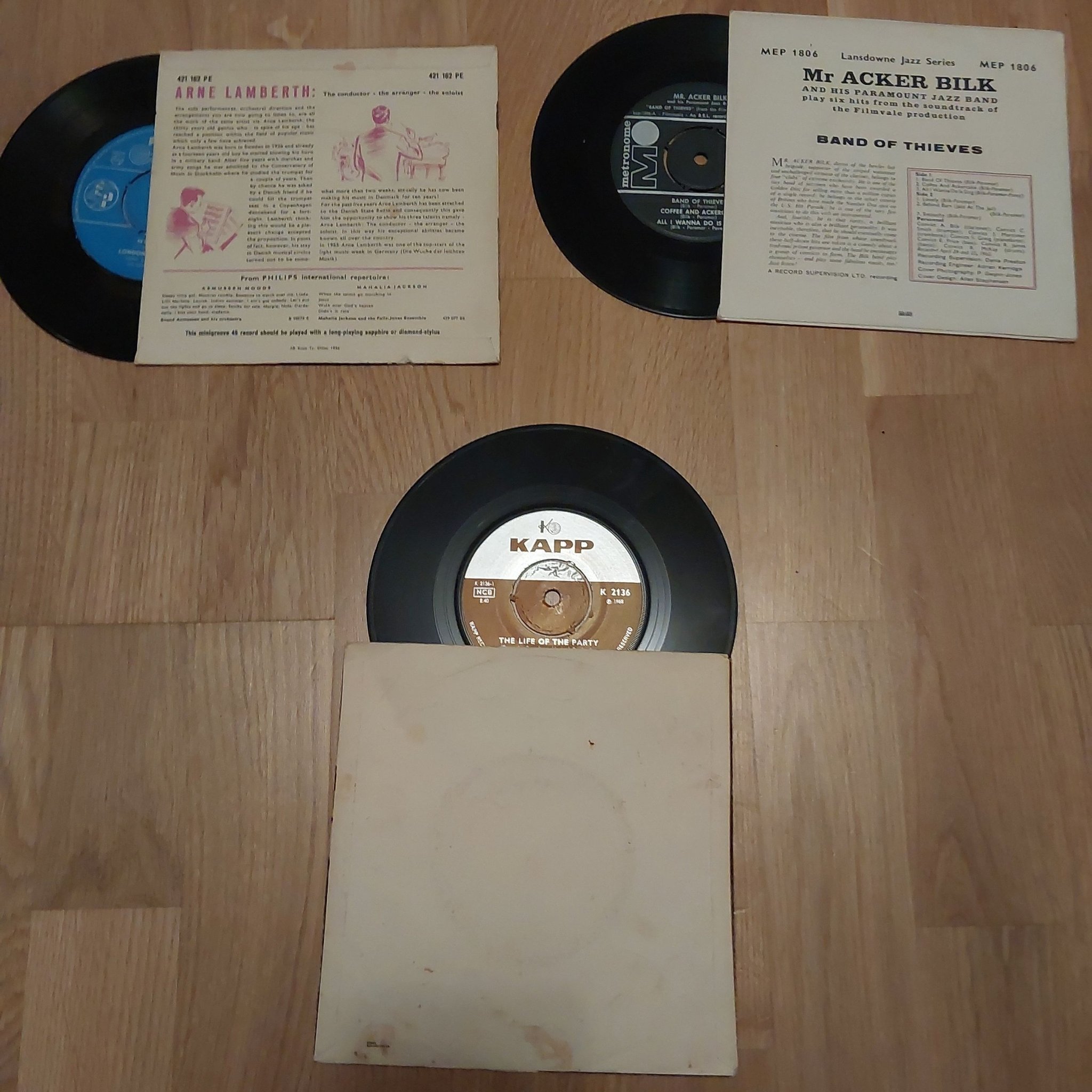 Parti med 3 st Vinylsinglar: Arne Lam1berth, Mr.. | Köp på Tradera ...