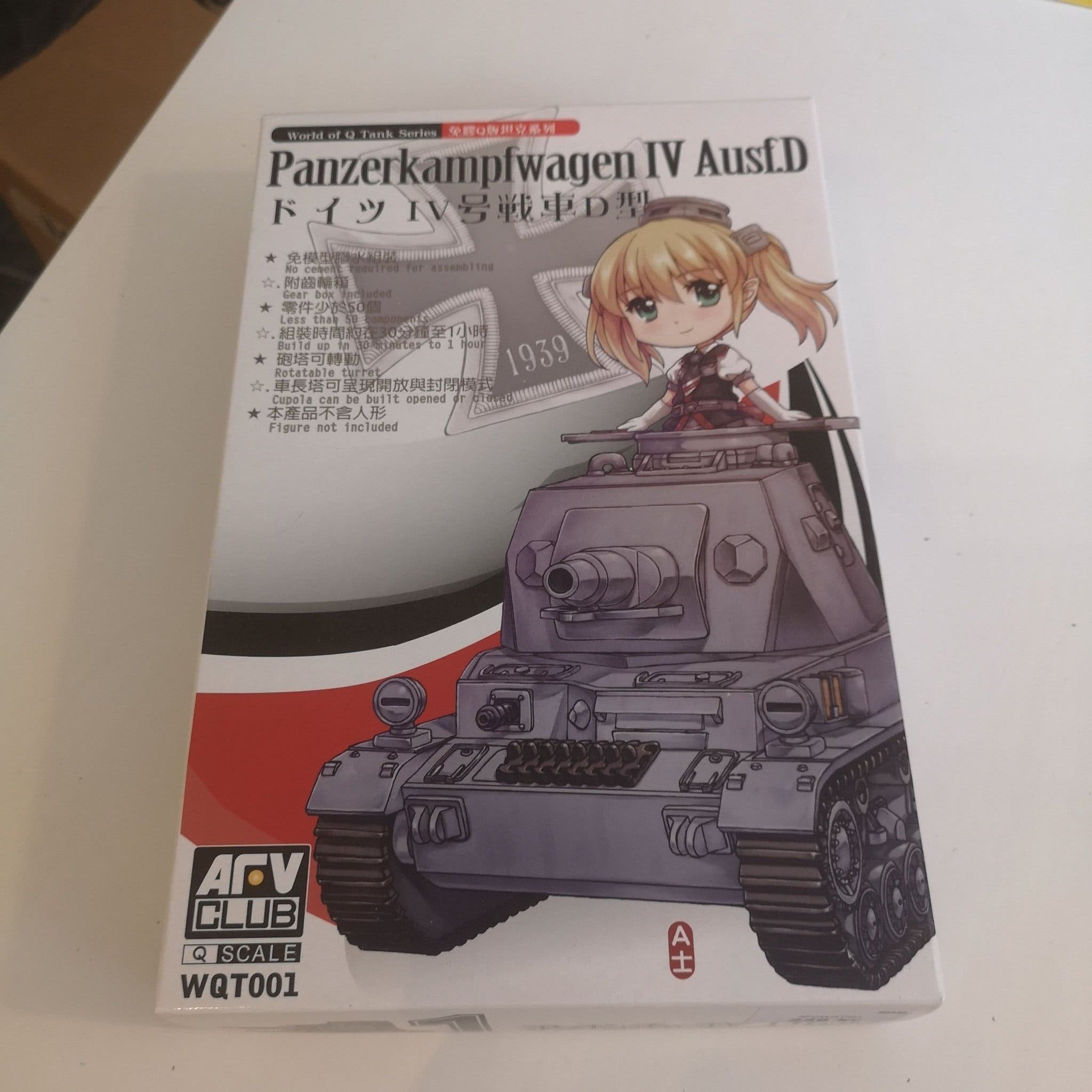 AFV club, Q skala, pzkpfw 4 D, world of Q tank .. | Köp på Tradera ...
