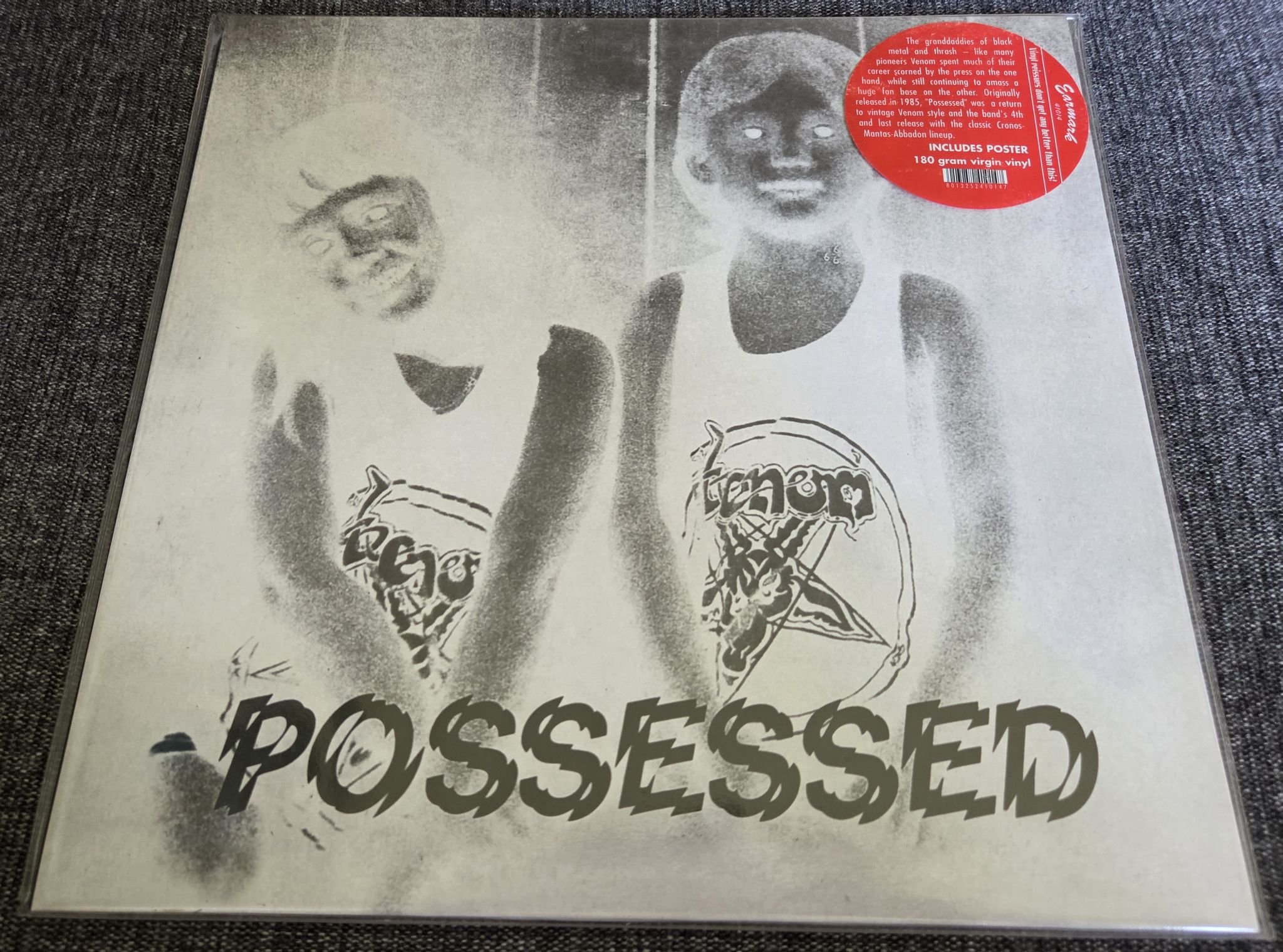 venom "possessed" (LP 180gr + poster) black met.. | Köp på Tradera ...