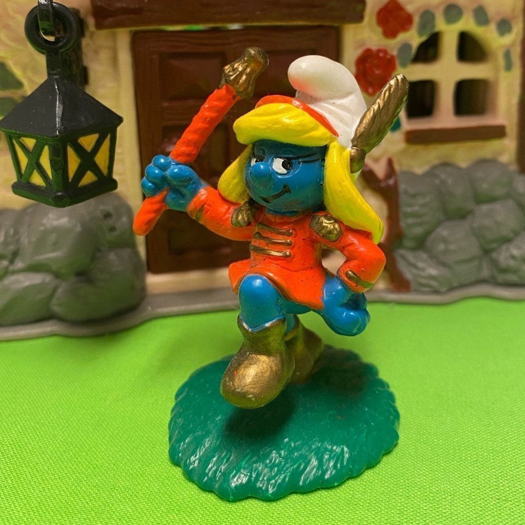 Mcdonalds reklamsmurf, smurfan som tamburmajor,.. | Köp på Tradera ...