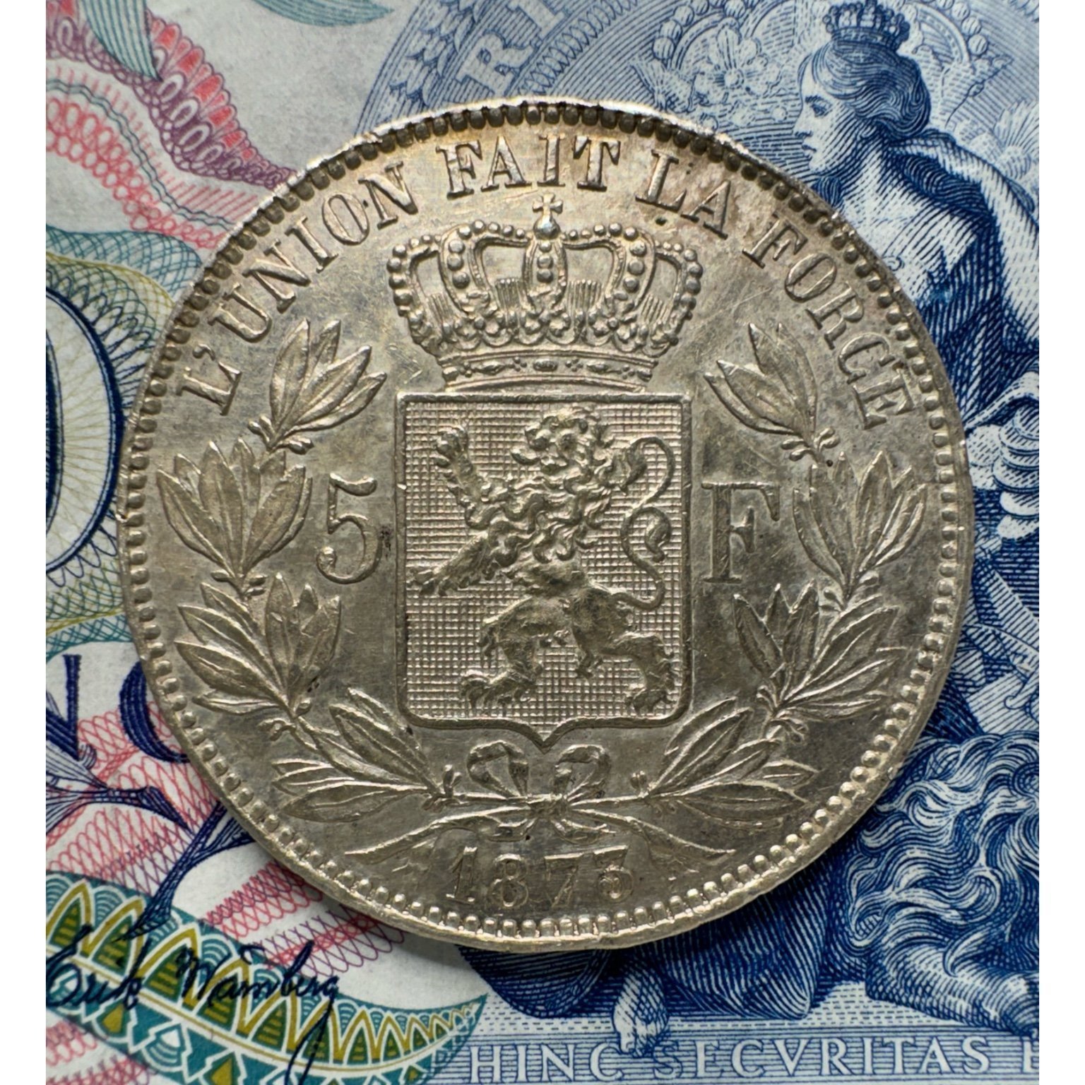 Belgien. 5 Francs 1873. Bra ex! | Köp på Tradera (703994660)