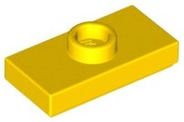 Lego Plate, Modified 1 x 2 with 1 Stud with Gro.. | Köp på Tradera ...