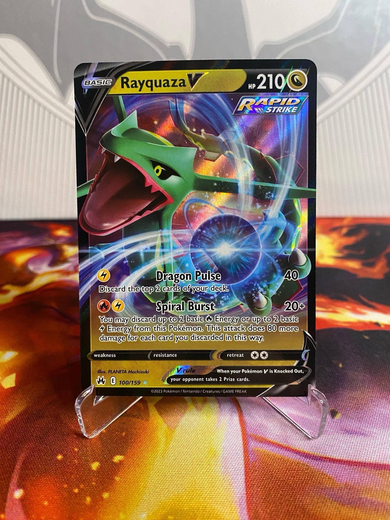 Se produkter som liknar Rayquaza V - Crown Zenith 100.. på Tradera ...
