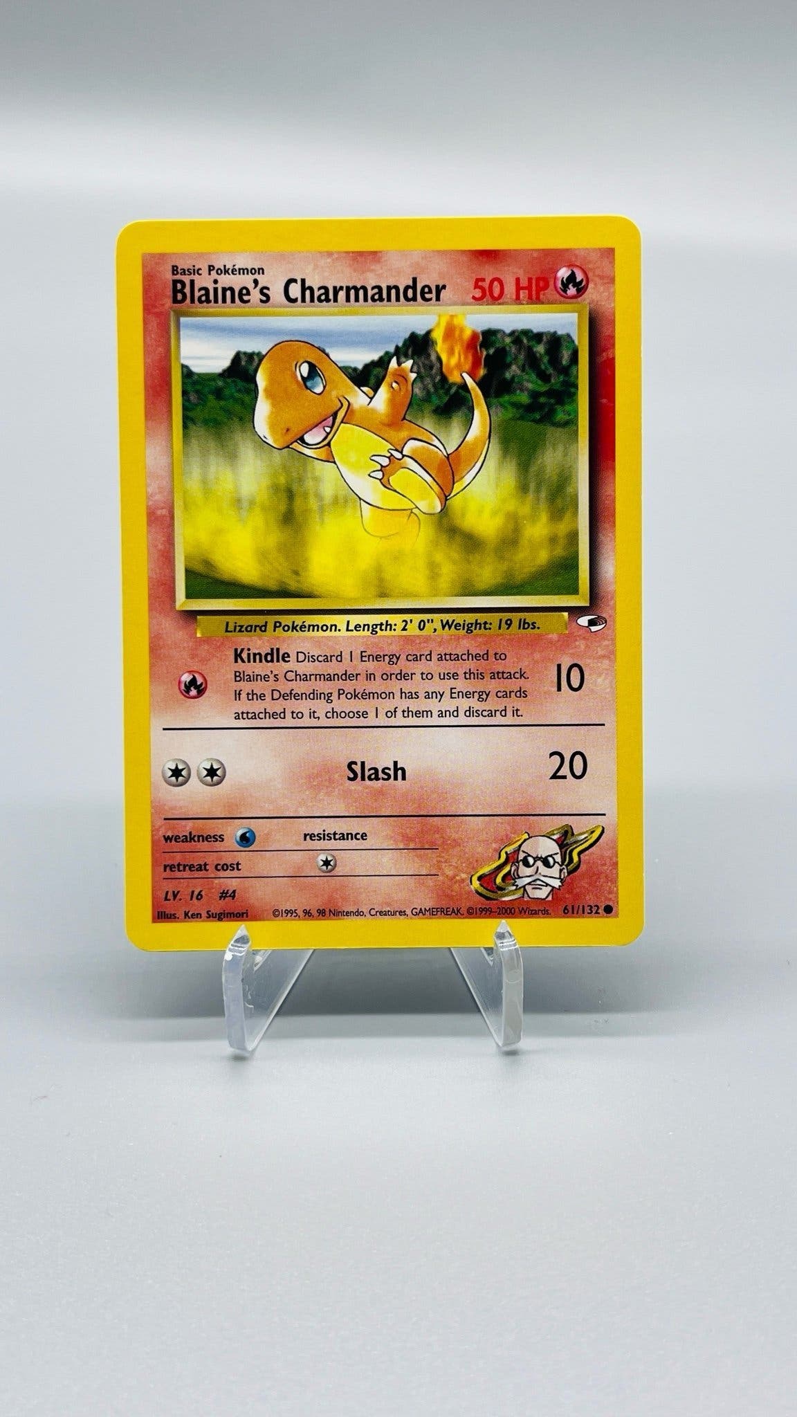 Blaine’s Charmander Pokémonkort .. | Köp från Gtorncard på Tradera ...