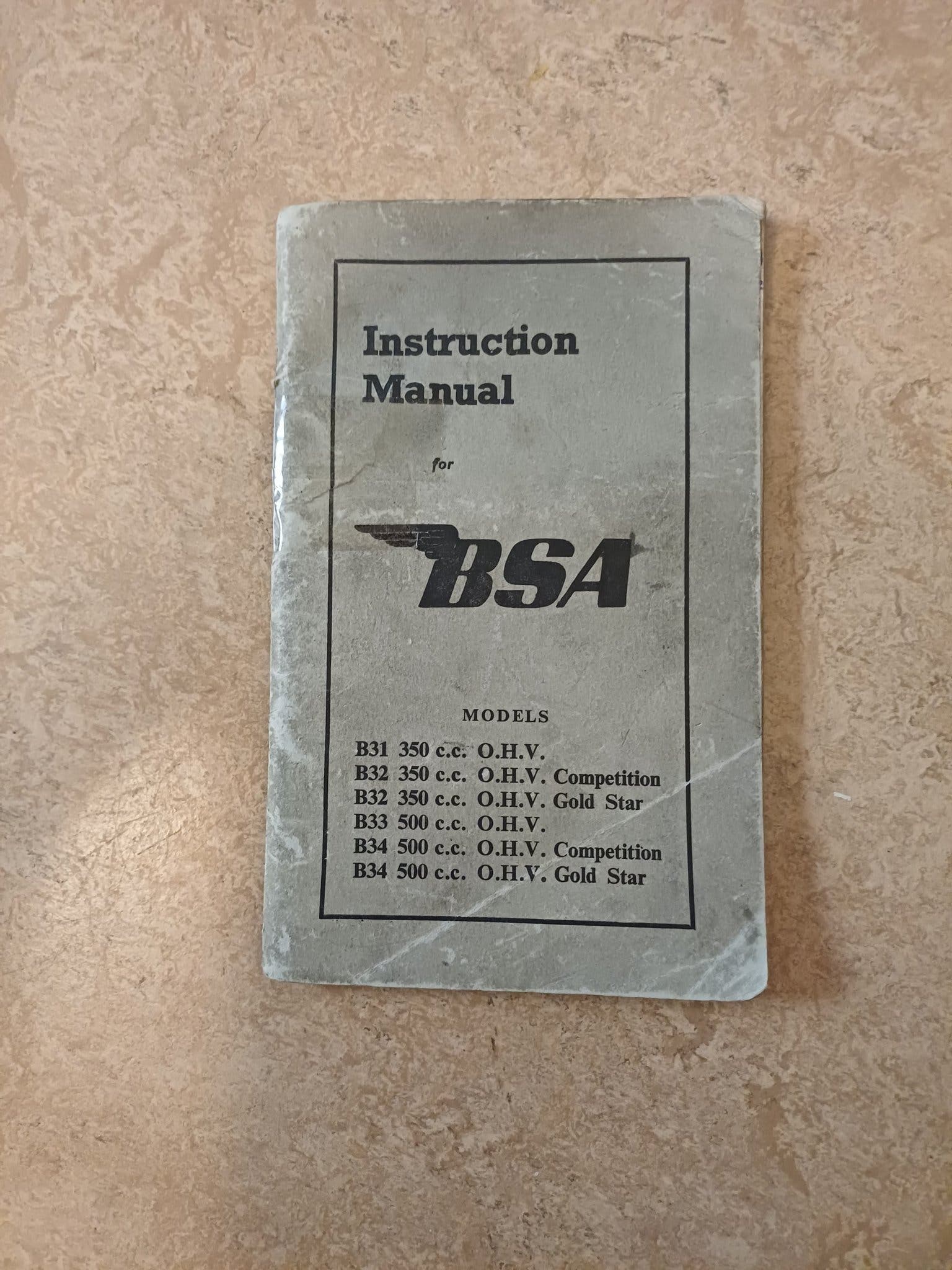 Se produkter som liknar Instruction Manual for BSA på Tradera (704339091)